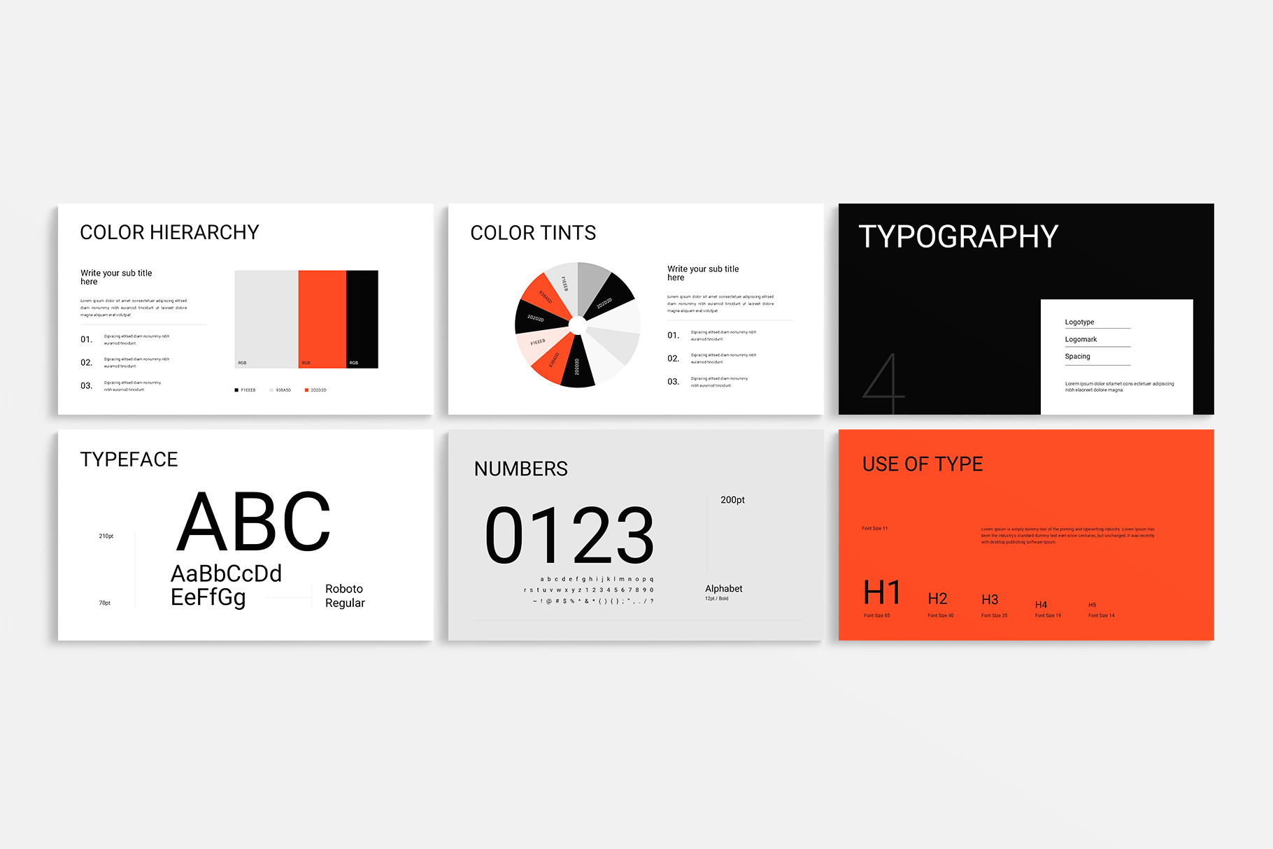 Brand Guidelines Google Slides Presentation Template by ArtisanaAura on ...