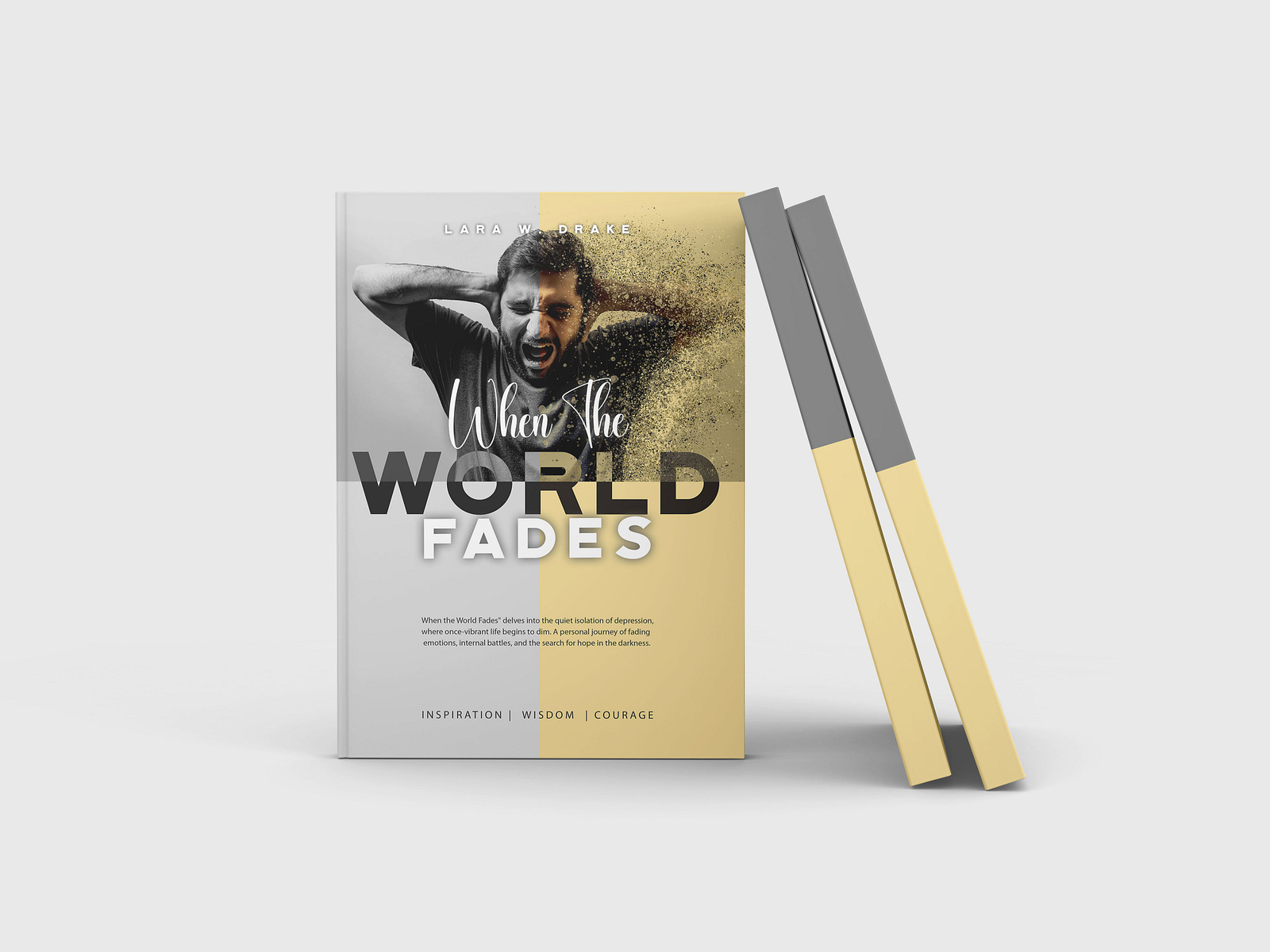 Depression-Themed Modern Book Cover Design by Ayesha Begum on Dribbble