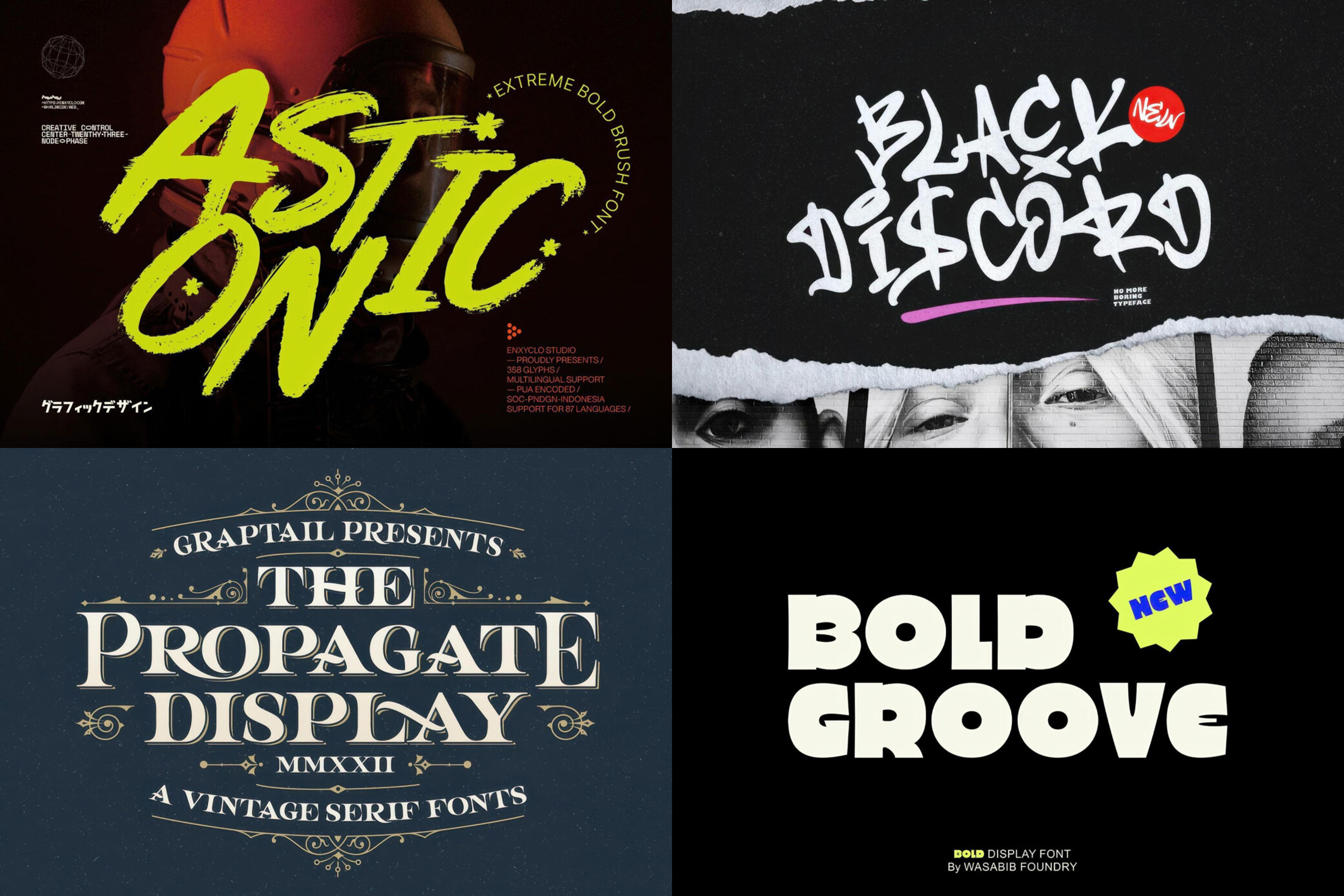 Free Fonts Trend Bundle 2025 by Pixelbuddha on Dribbble