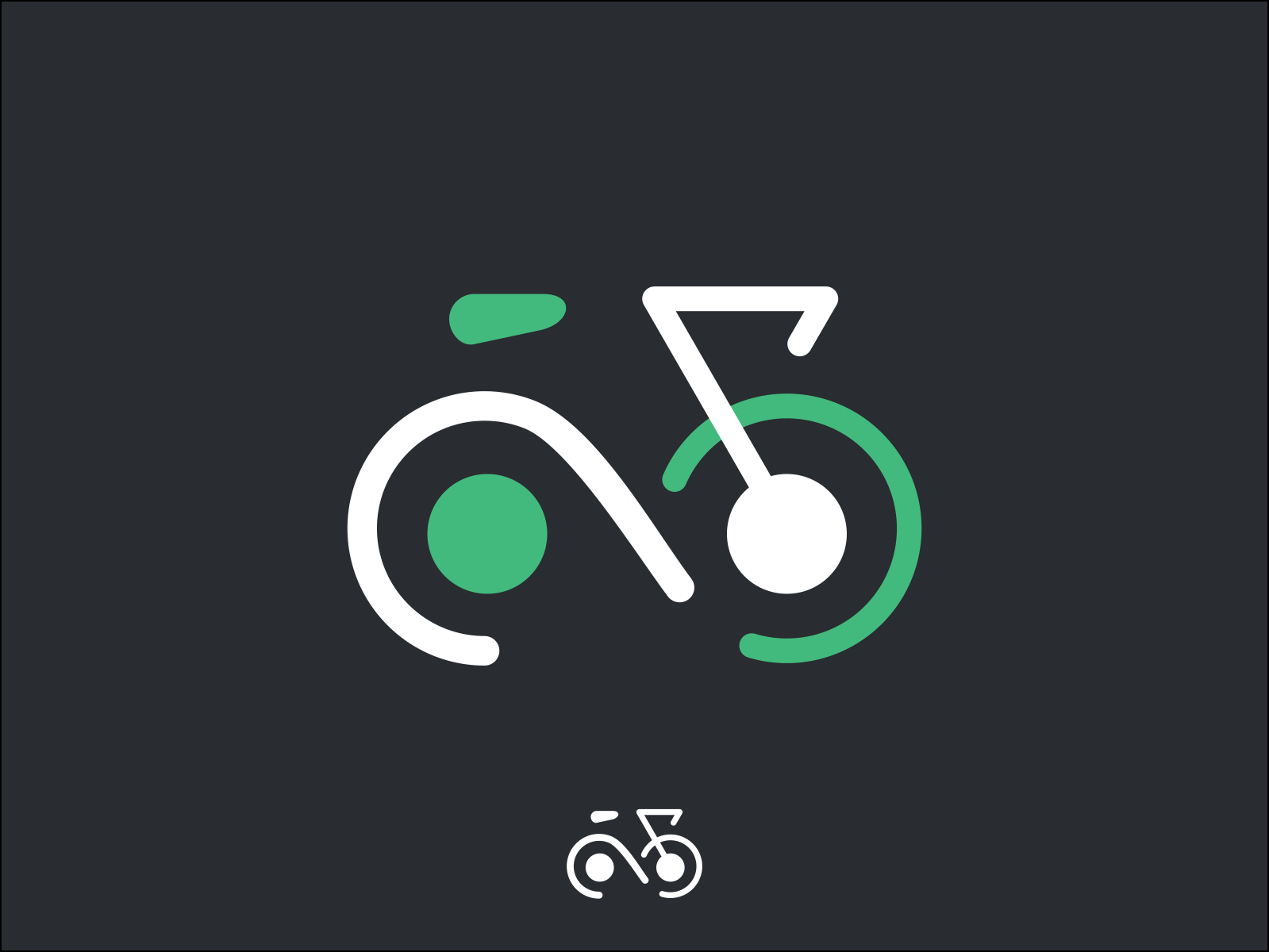 Simple Bike logo by deeka_design on Dribbble