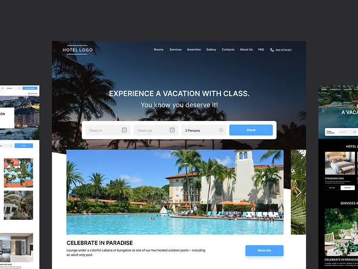 Hotel Website designs, themes, templates and downloadable graphic ...
