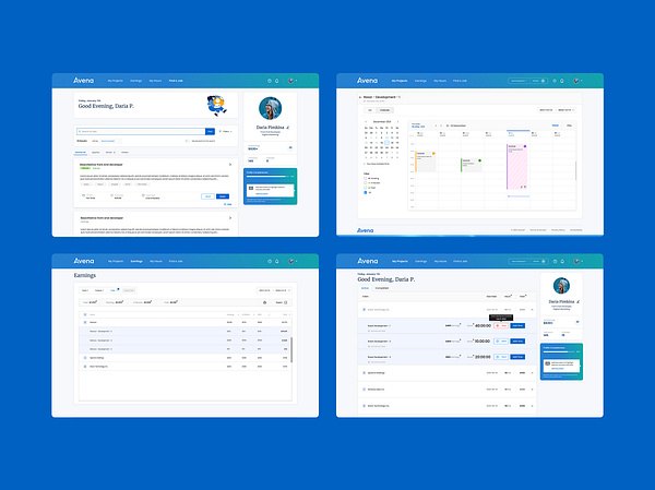 Employee Management Platform UI/UX Design by Fatih Akdogan on Dribbble