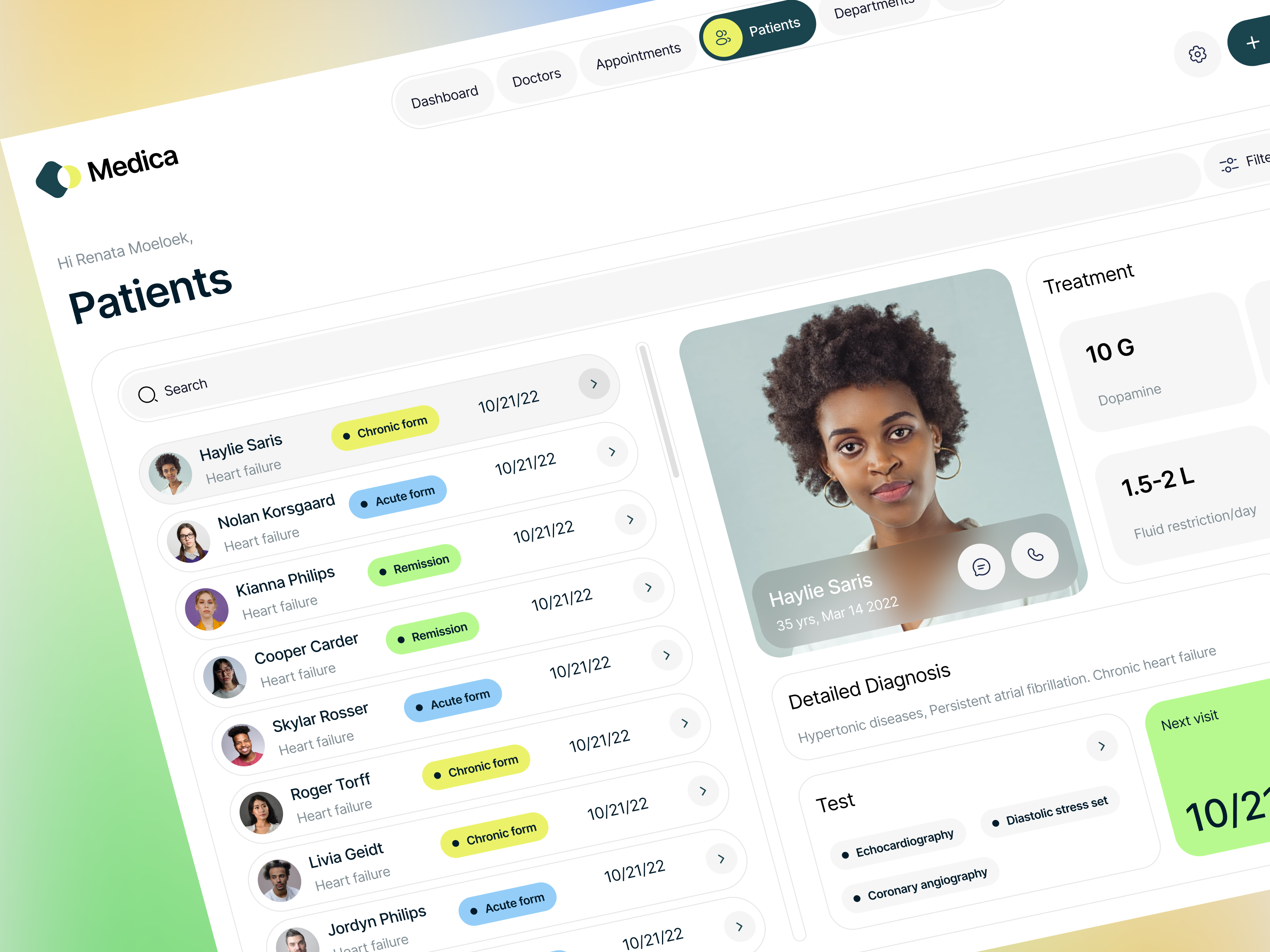 Medical Web Application by Awe Saas on Dribbble