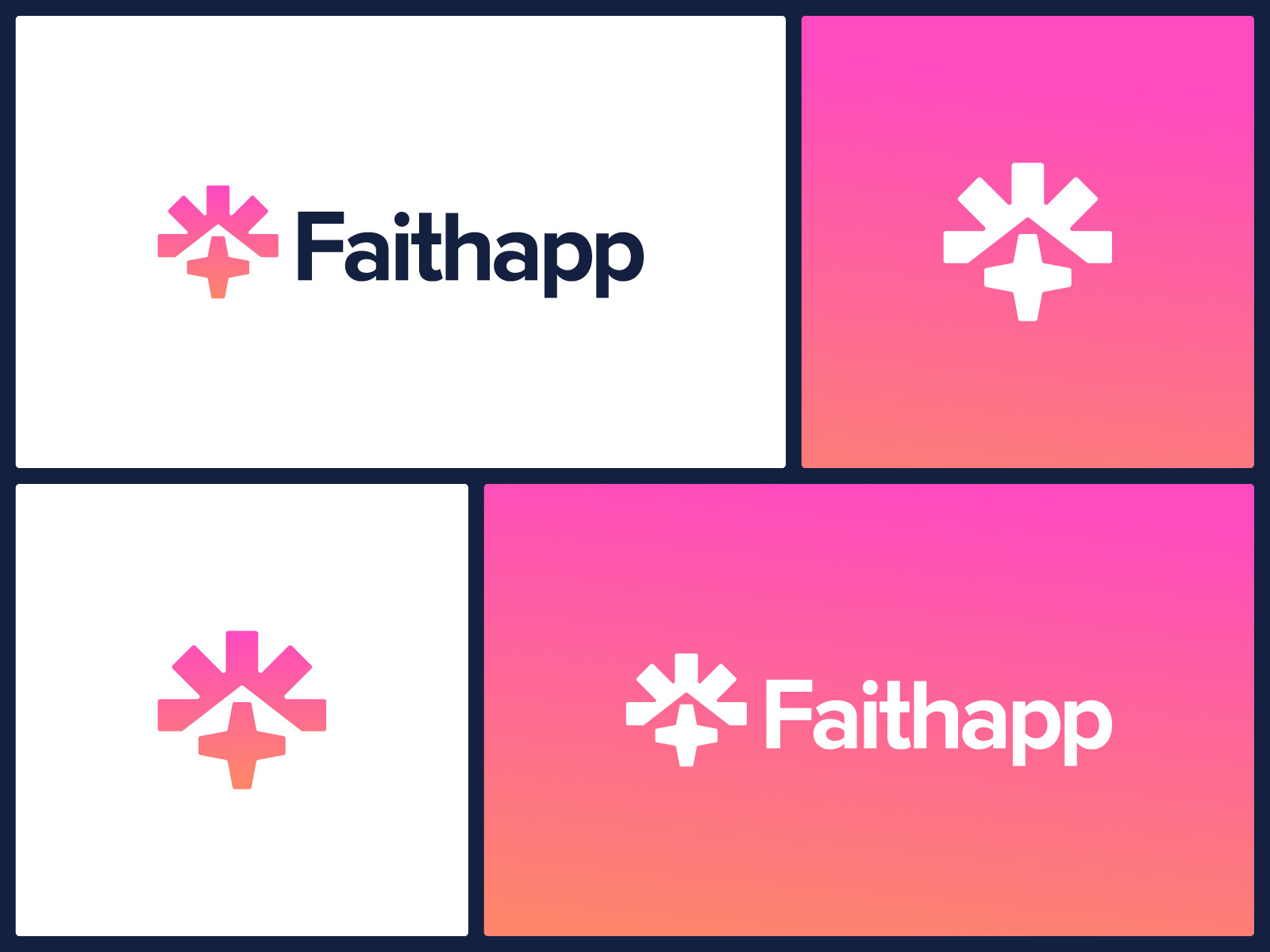 Abstract Church logo/ Faith logo by Khabib 🦅 on Dribbble