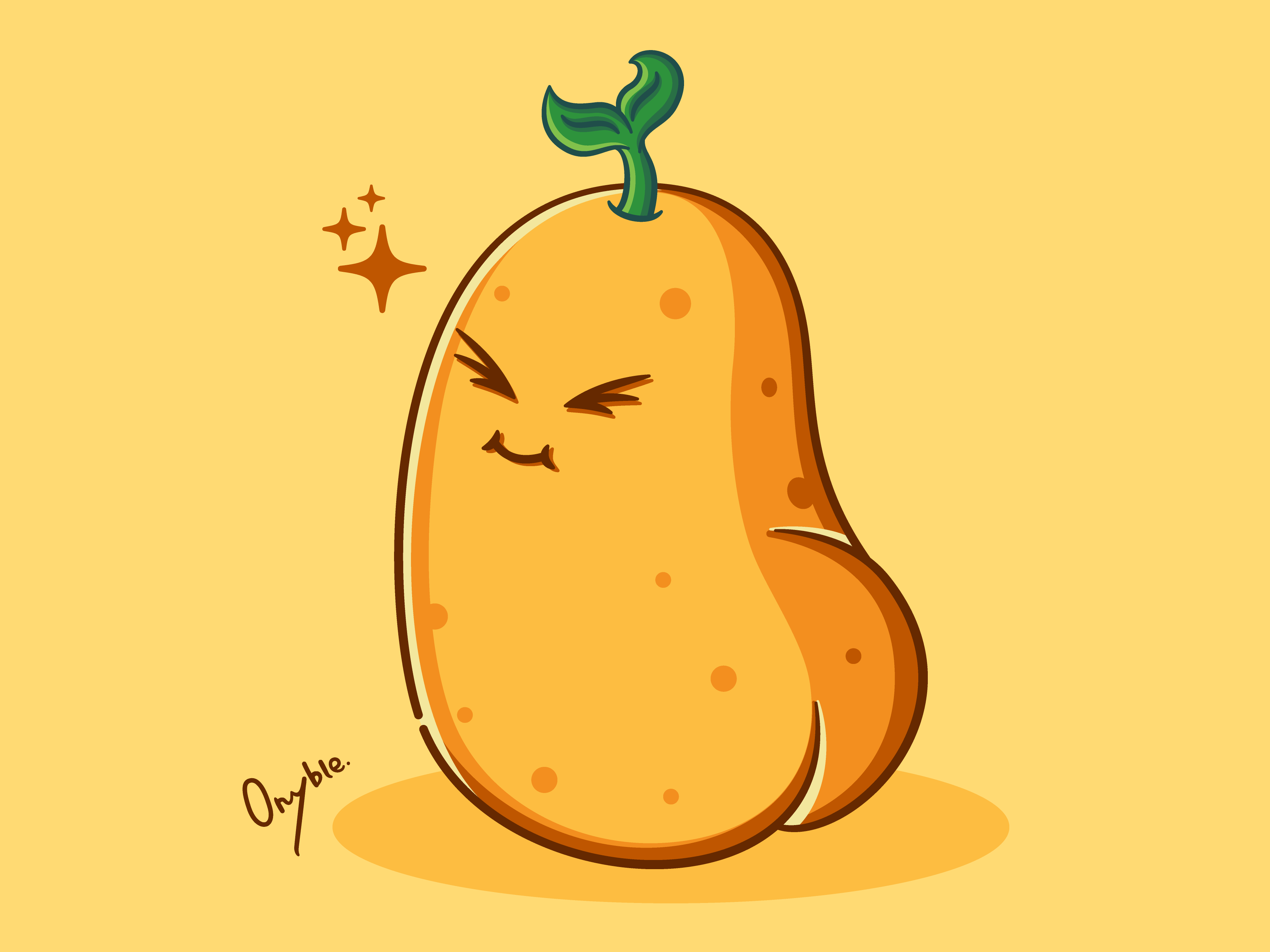 Pota! Potato🥔 - Fruit Food & Drink by Onyble - Idea on Dribbble