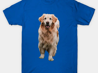 golden retriever doggo tshirt by sadi bob on Dribbble