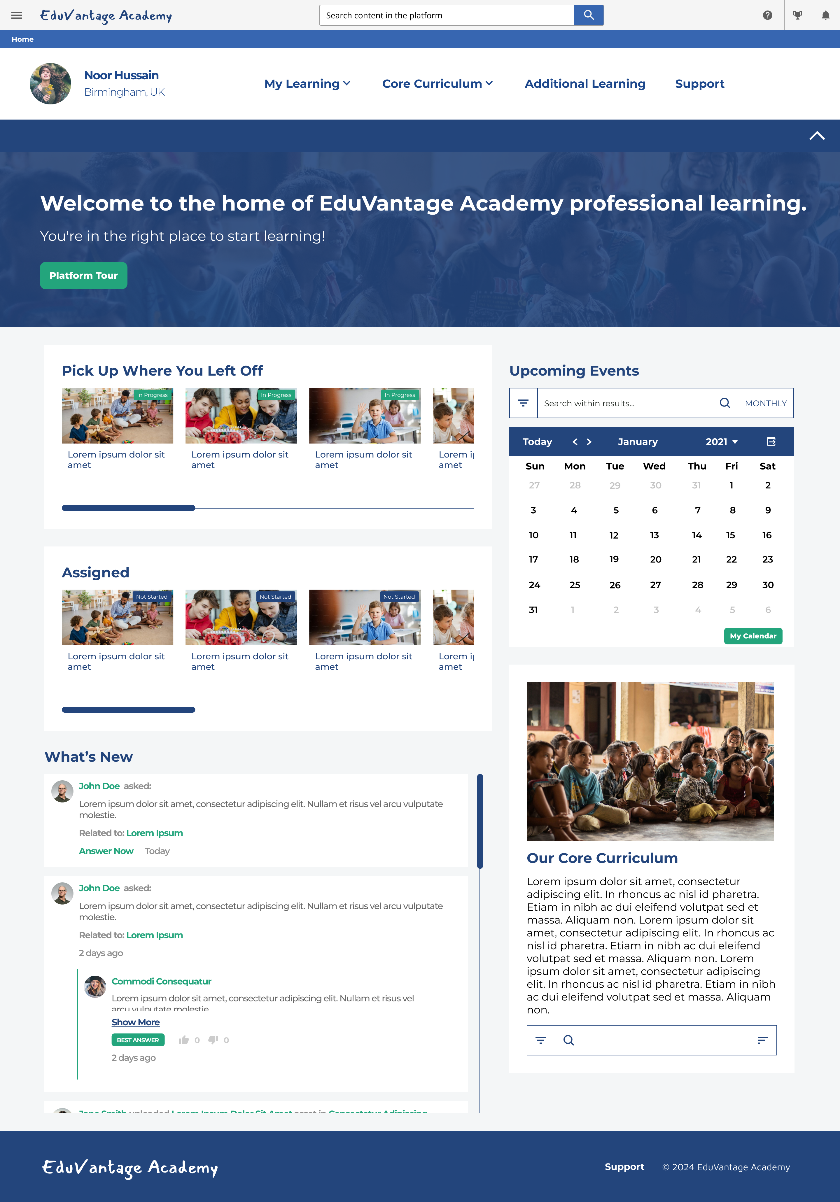 Browse thousands of Lms Homepage images for design inspiration | Dribbble