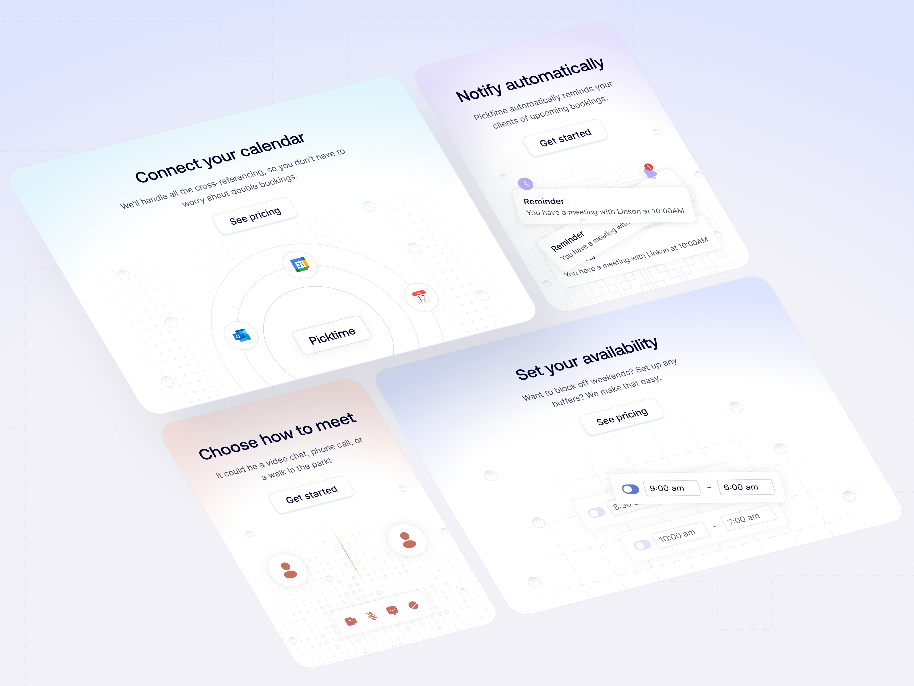 Scheduling UI Component for SAAS by Ofspace UX/UI on Dribbble
