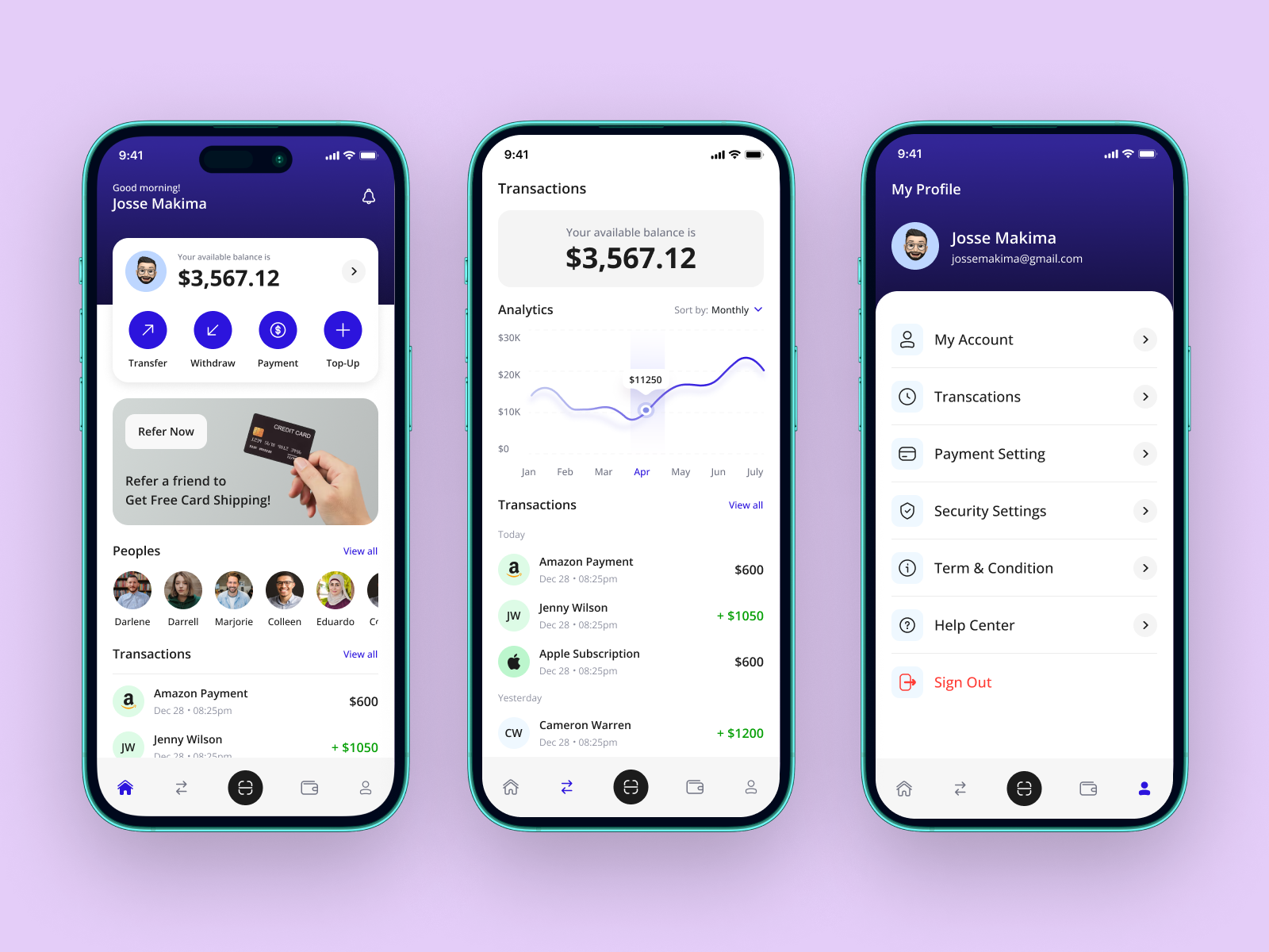 Simplify. Save. Succeed. Fintech App 🚀" by Manjeet Yadav on Dribbble