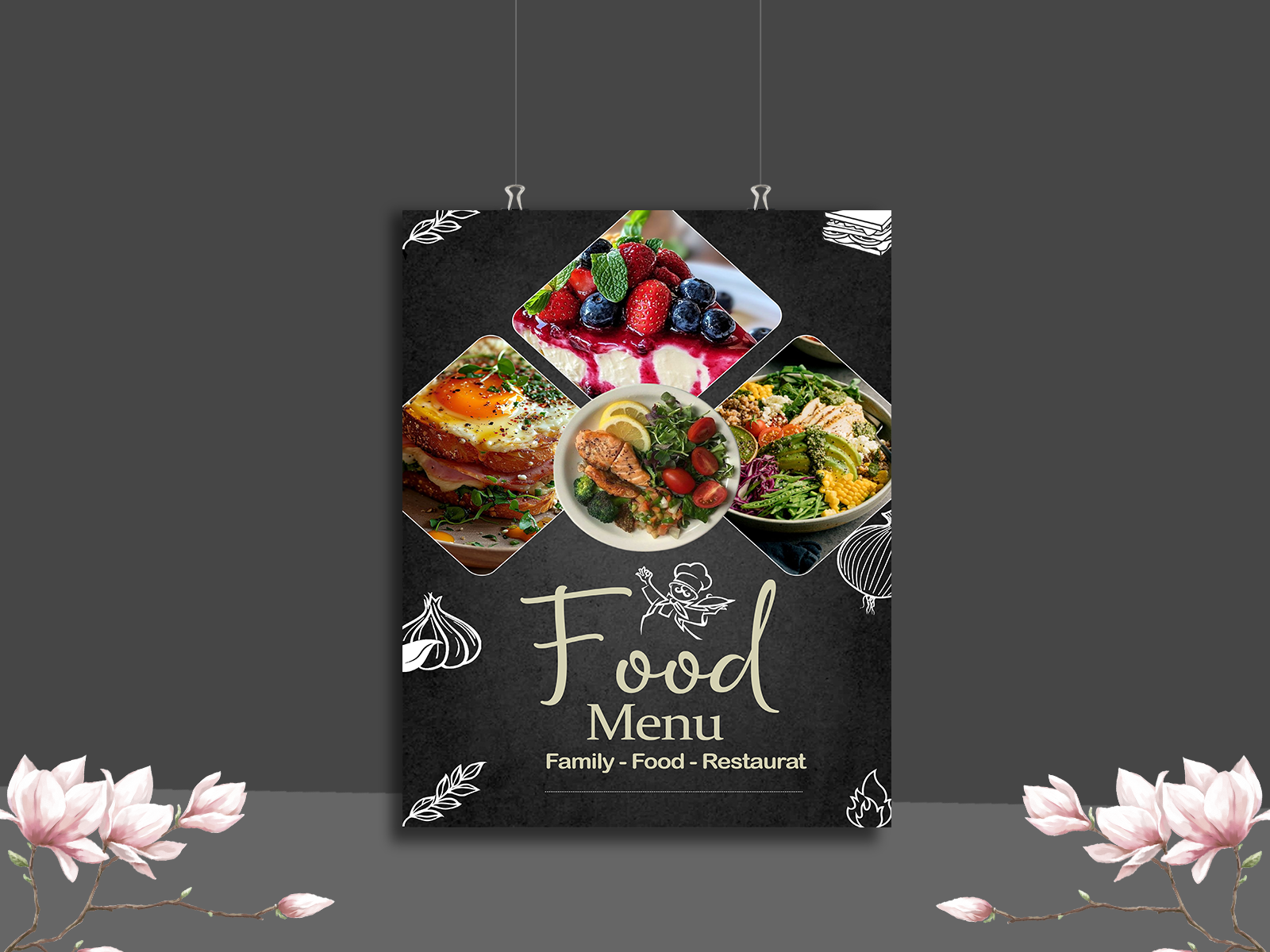 DESIGN A PROFESSIONAL MENU CARD LAYOUT by Khansa Arshad on Dribbble