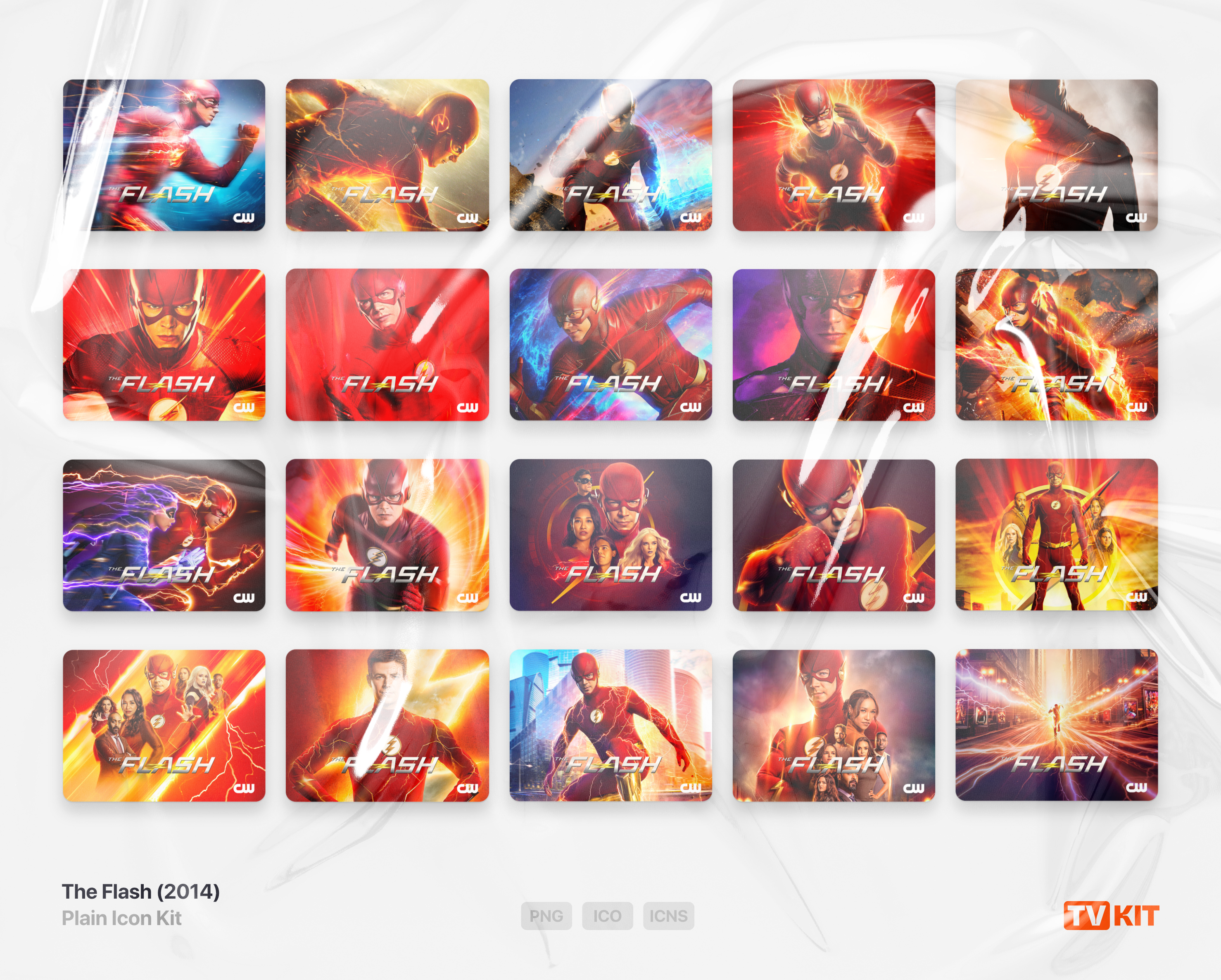 The Flash (2014) Icon Kits by TV Kit on Dribbble