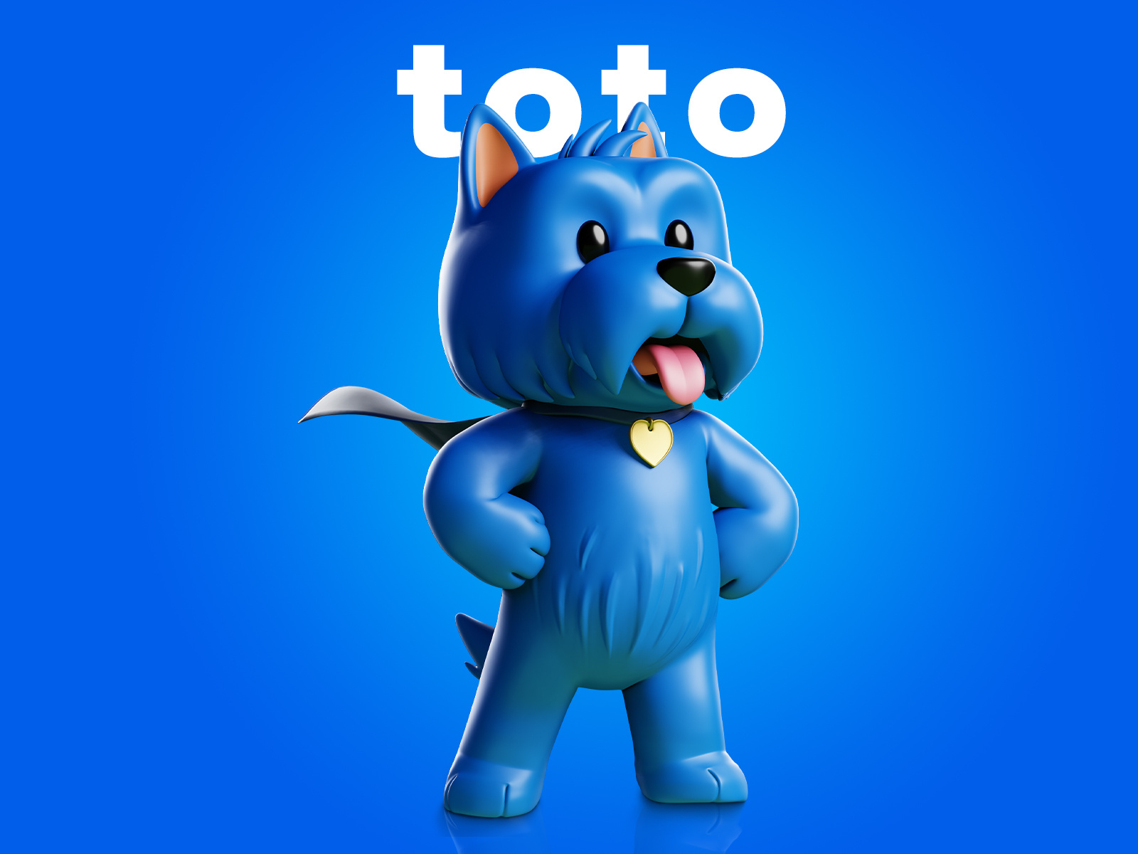 toto - 3D dog mascot by Samuel Briskar | 3D illustrations for ThreeDee ...
