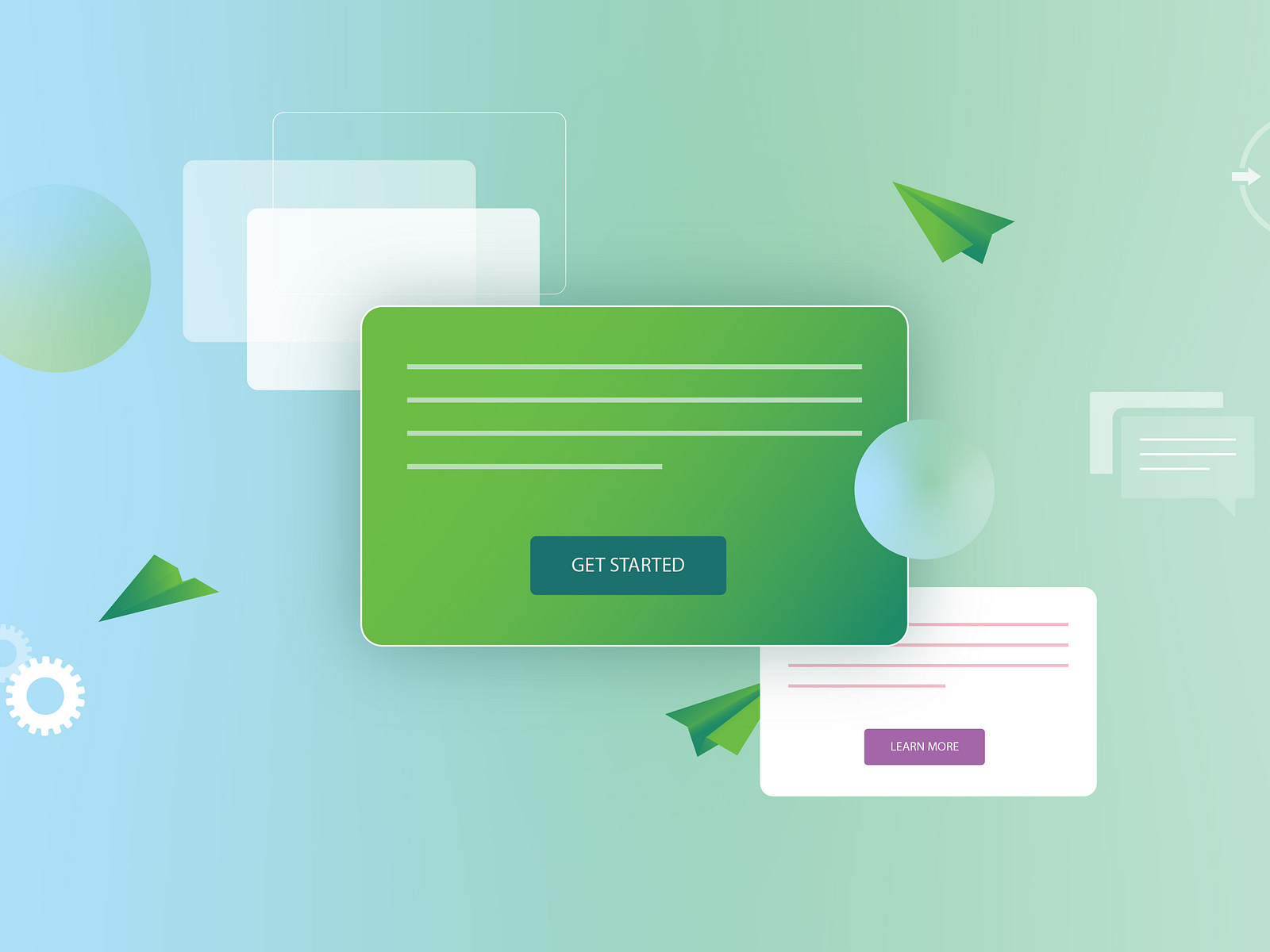 Get Started UI by Sasi on Dribbble