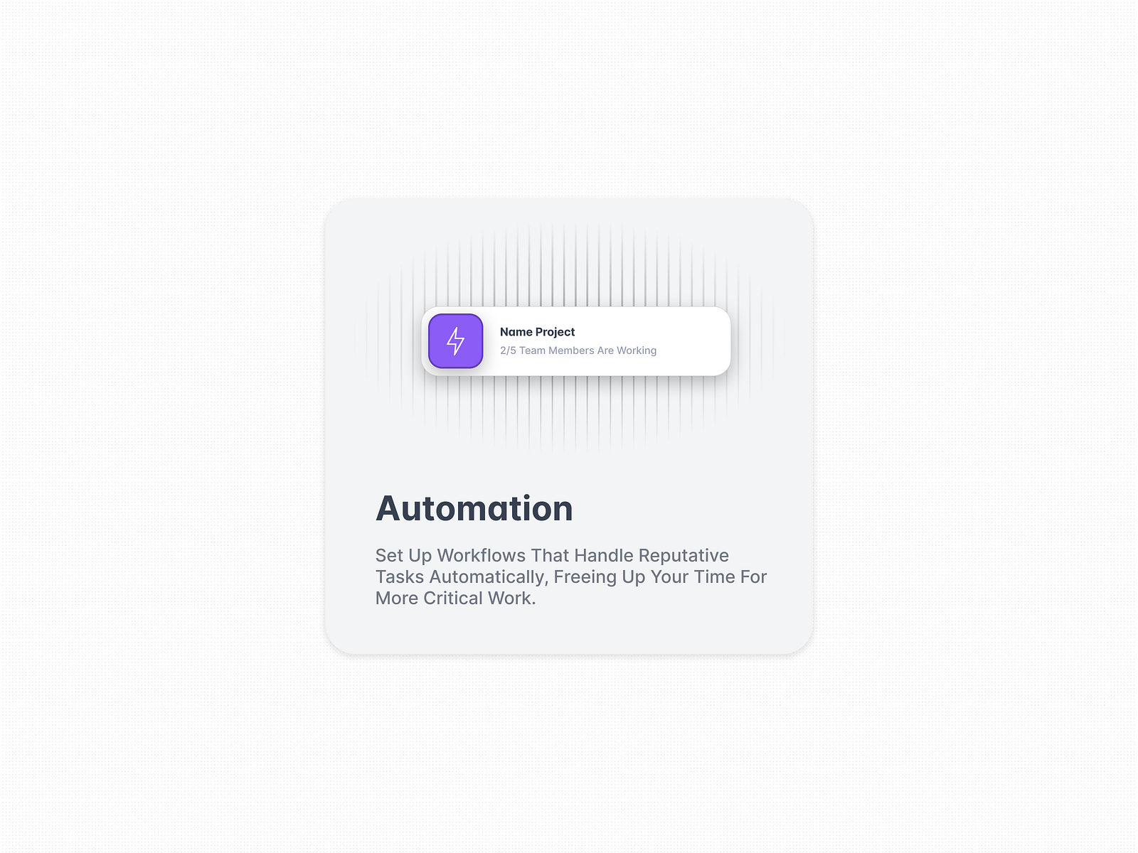 Feature Card UI by DevDock on Dribbble