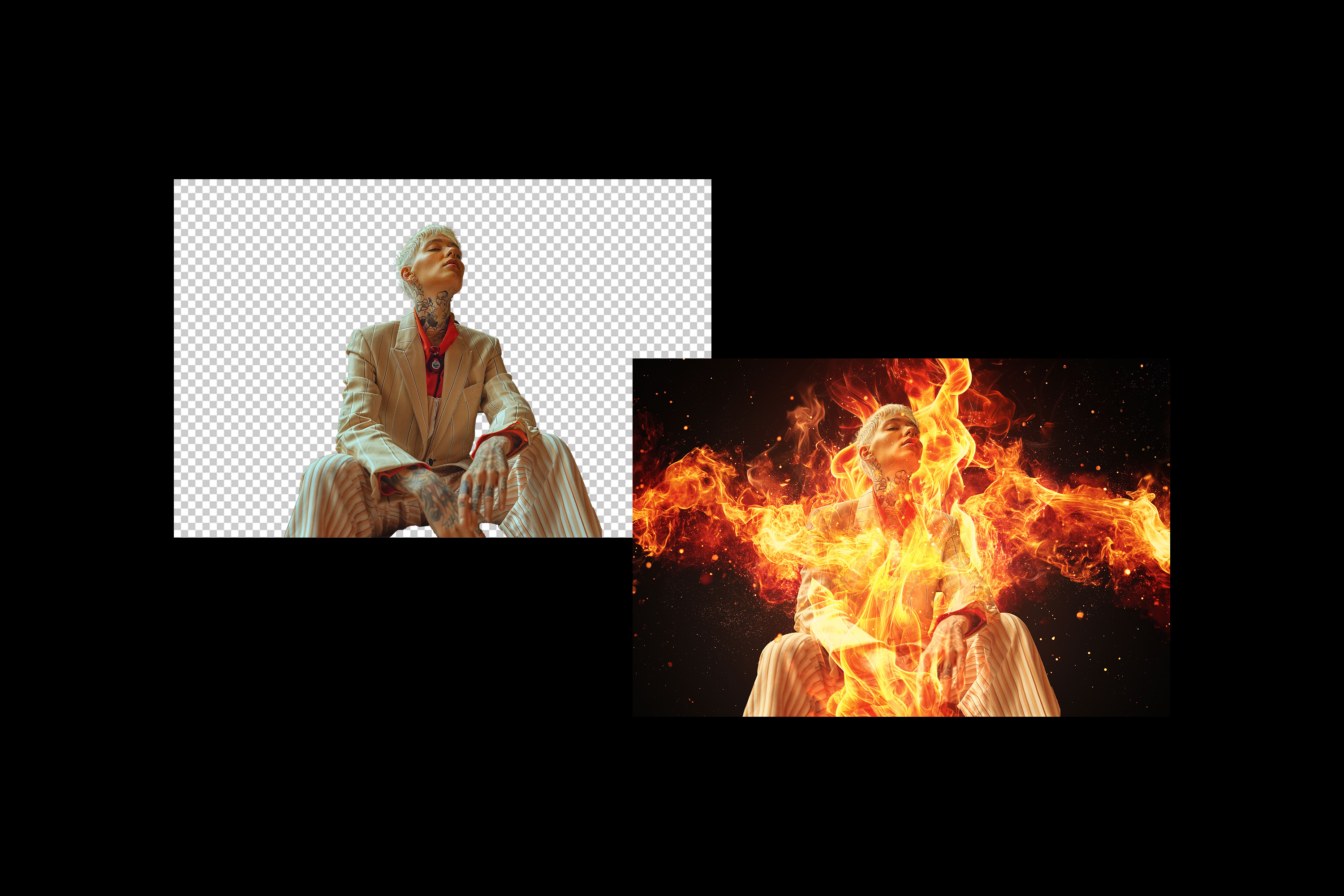 Fire Flames Photo Effect by Pixelbuddha on Dribbble