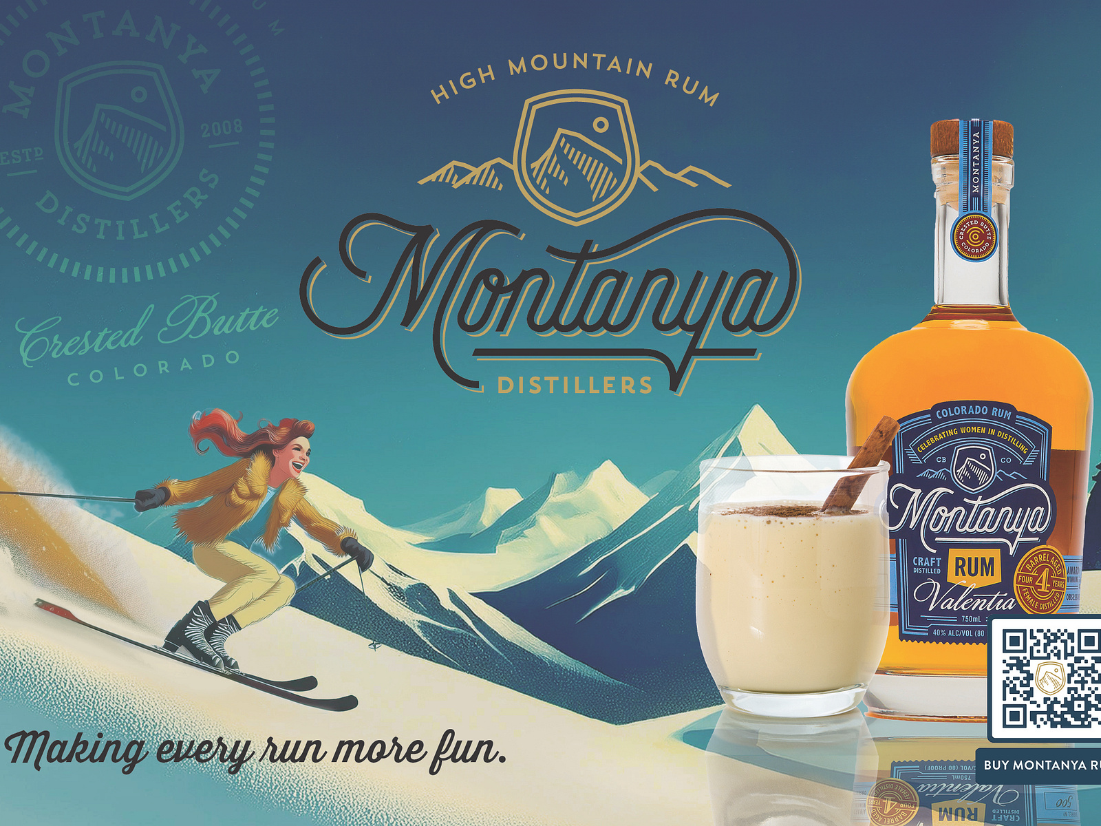 Montanya Ski Ad by Cassandra "CJ" Judd on Dribbble