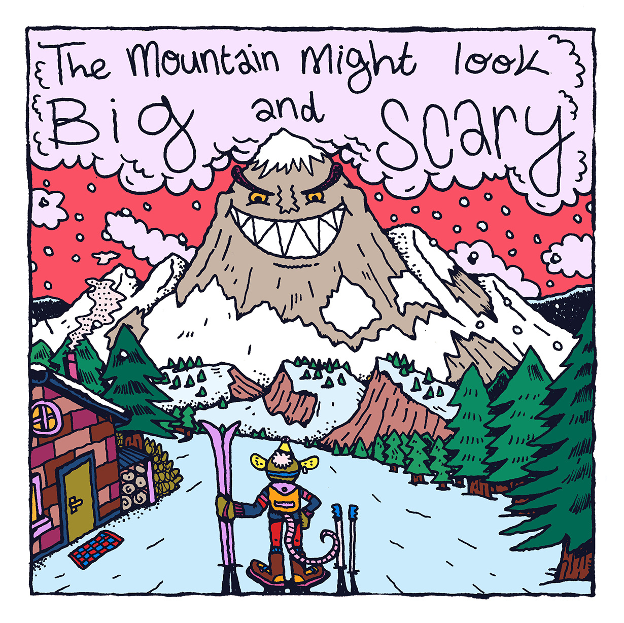 Ski Comic part 1 - Melcher Oosterman by IllustrationZone on Dribbble