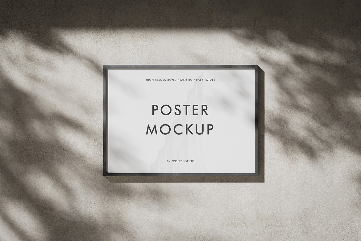 A0 / B0 Poster Mockup Set by Yevhen Popov on Dribbble
