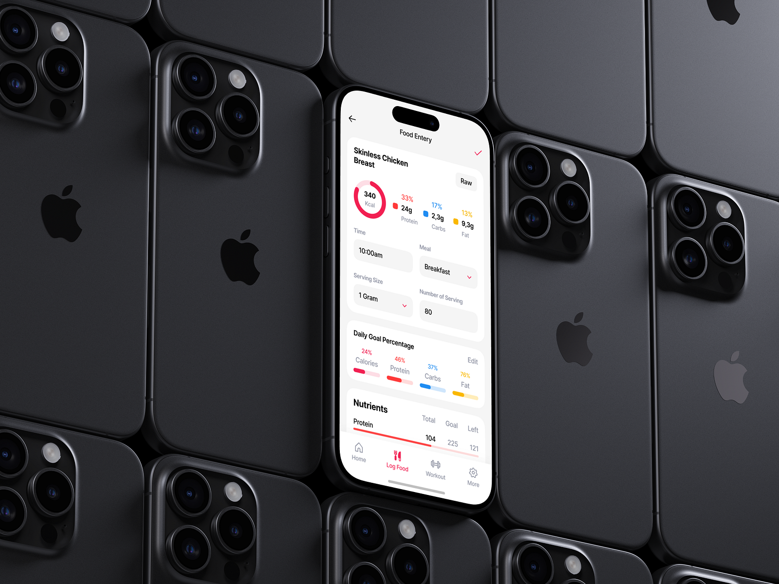 Calorie and fitness tracker FitSense App by Nikolashvili Nodo on Dribbble