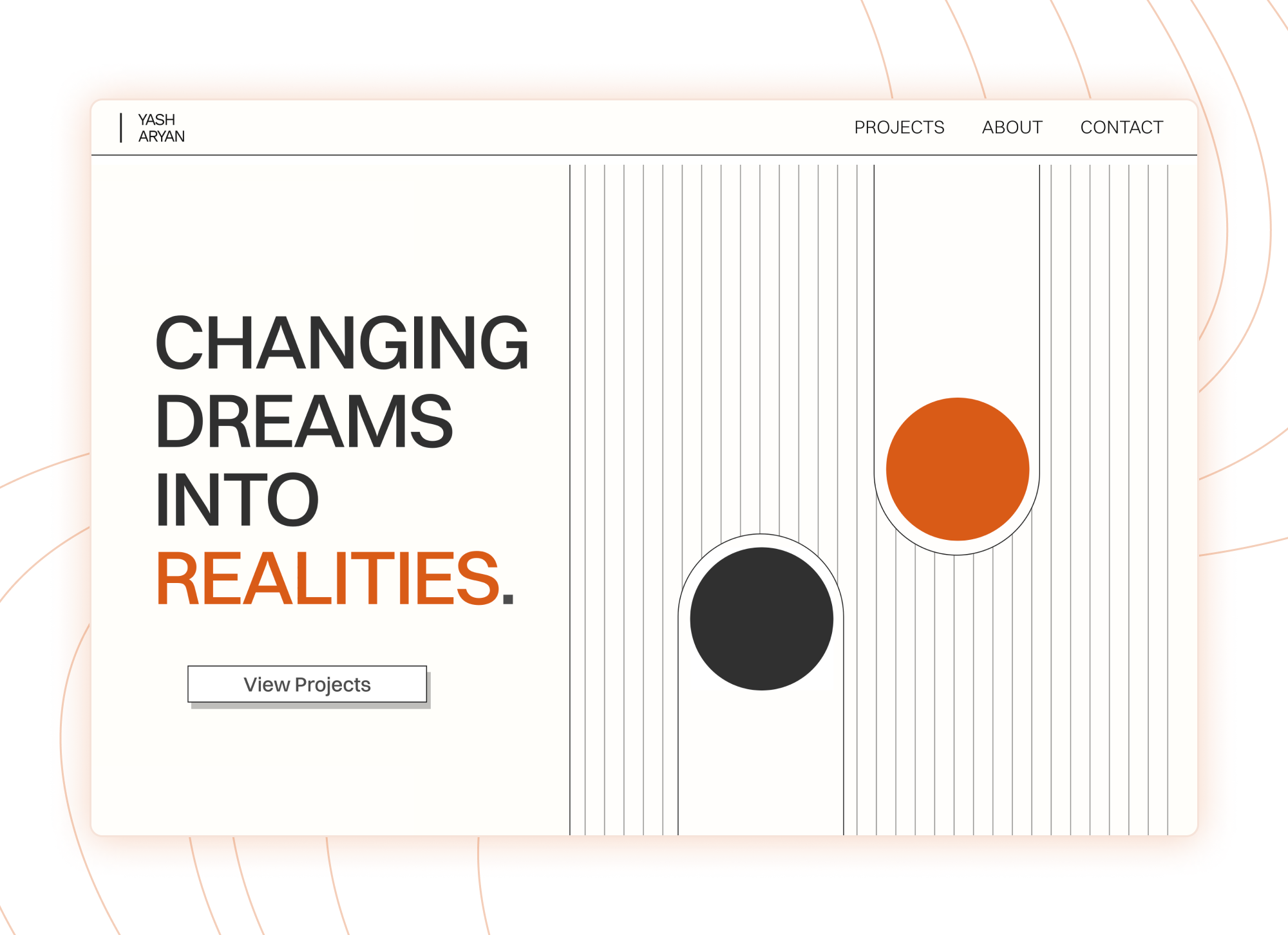 Portfolio - Launching Page by Yash Aryan on Dribbble