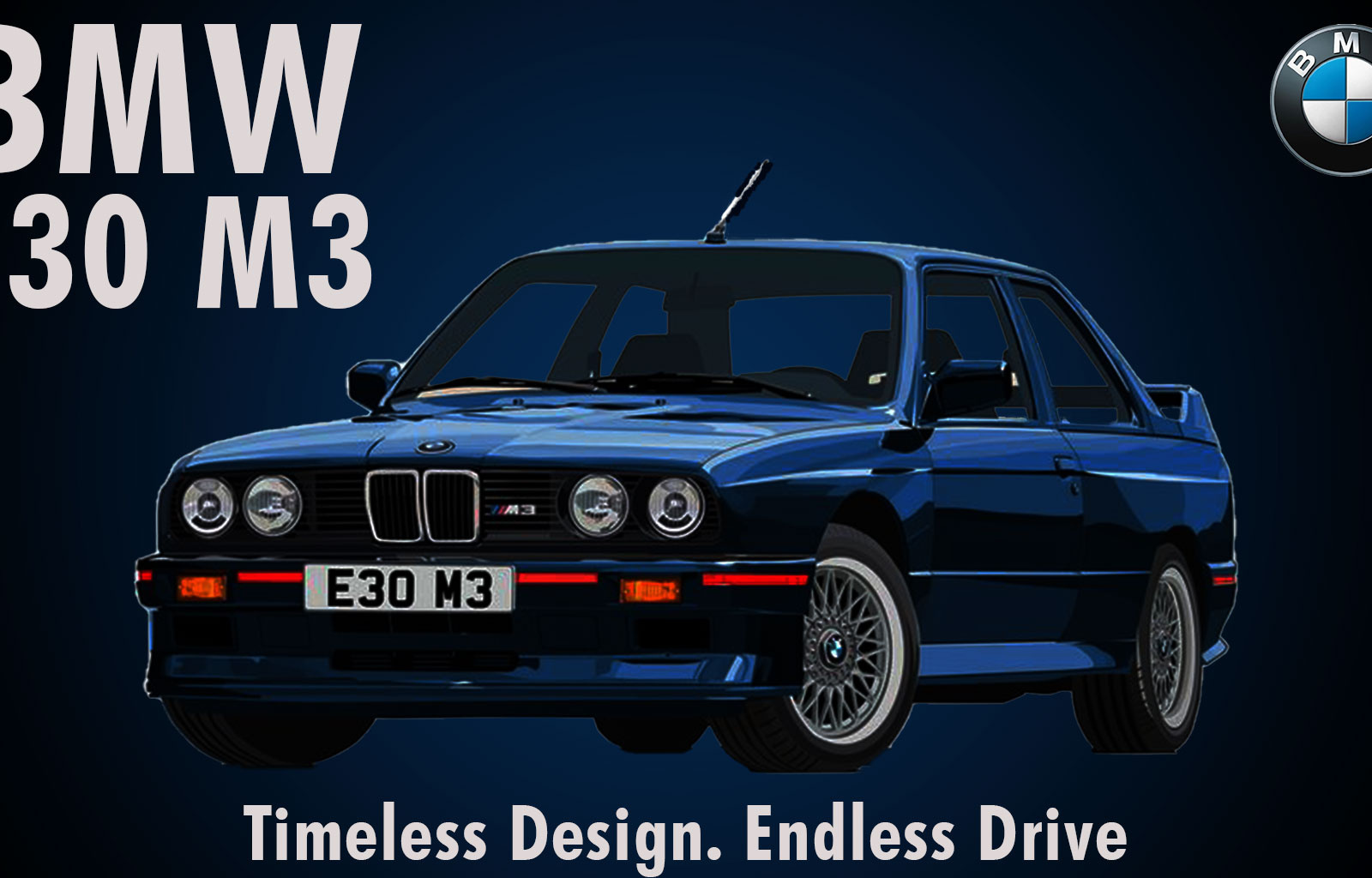 BMW E30 M3 poster design by Prem Budhathoki on Dribbble