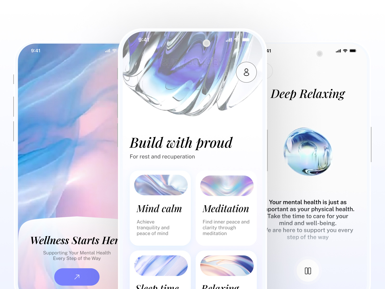 Ai mental health app design by lazy kar for LazyInterface UI UX Team on Dribbble