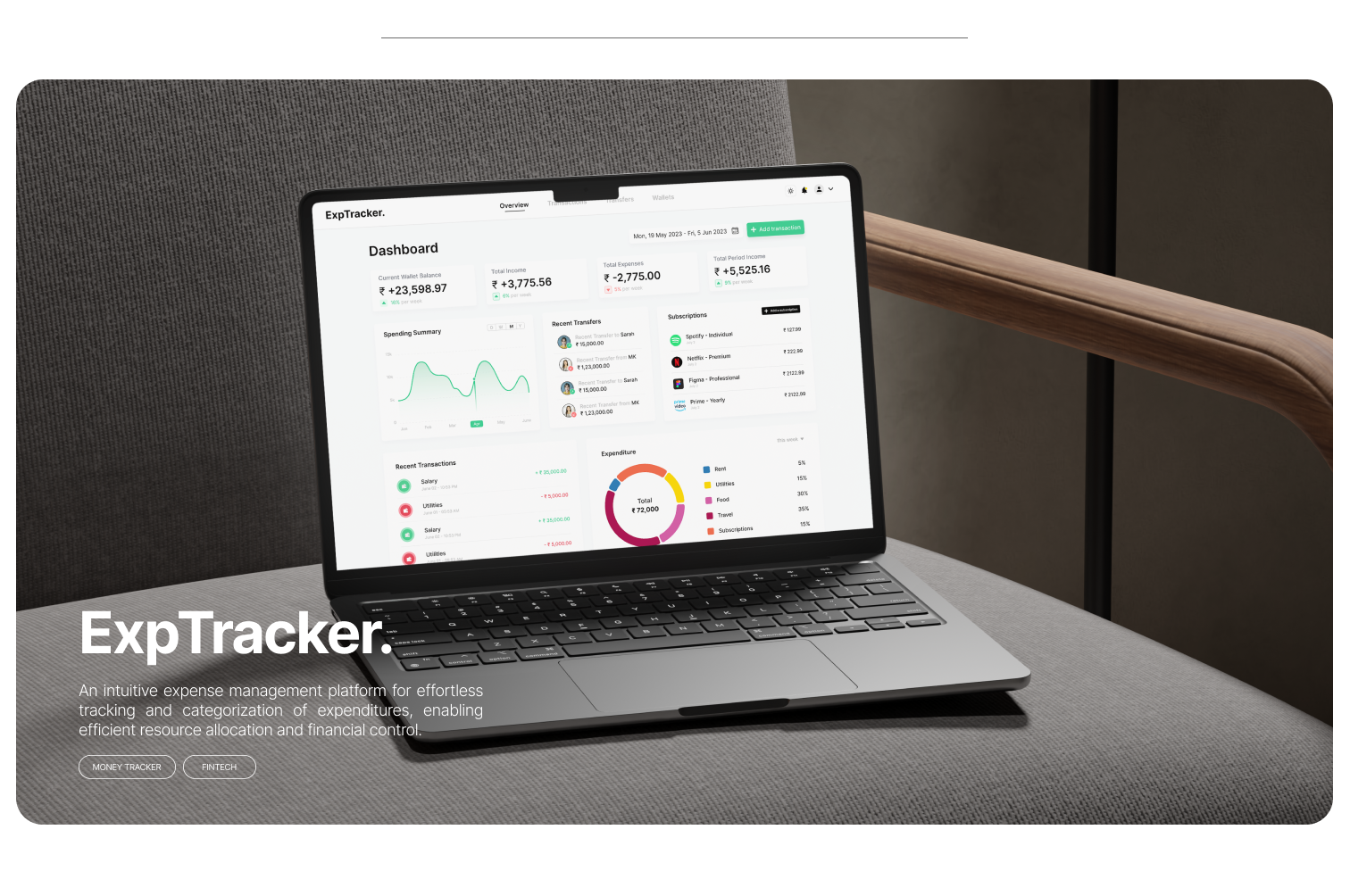 Expense Tracker Product Design | Figma | UI Design by Sanjay S on Dribbble