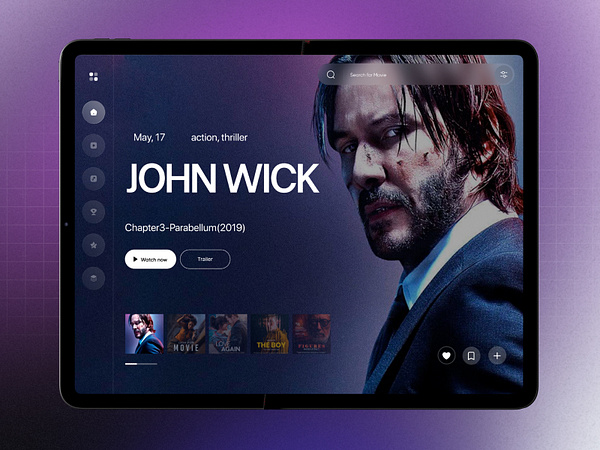 Film & Movie streaming website ui design by Roohi Koohi on Dribbble