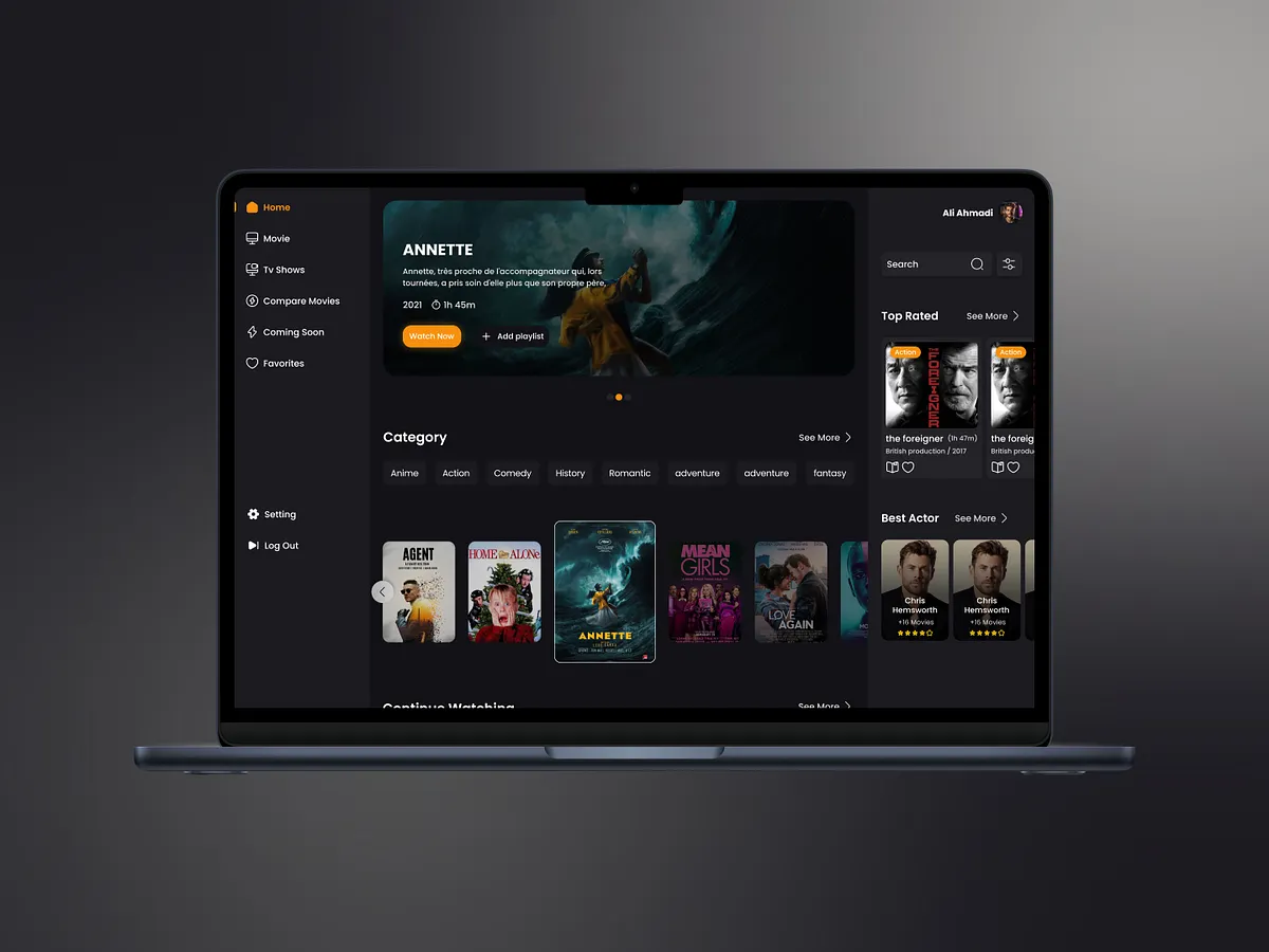 Browse thousands of Movie Dashboard images for design inspiration ...