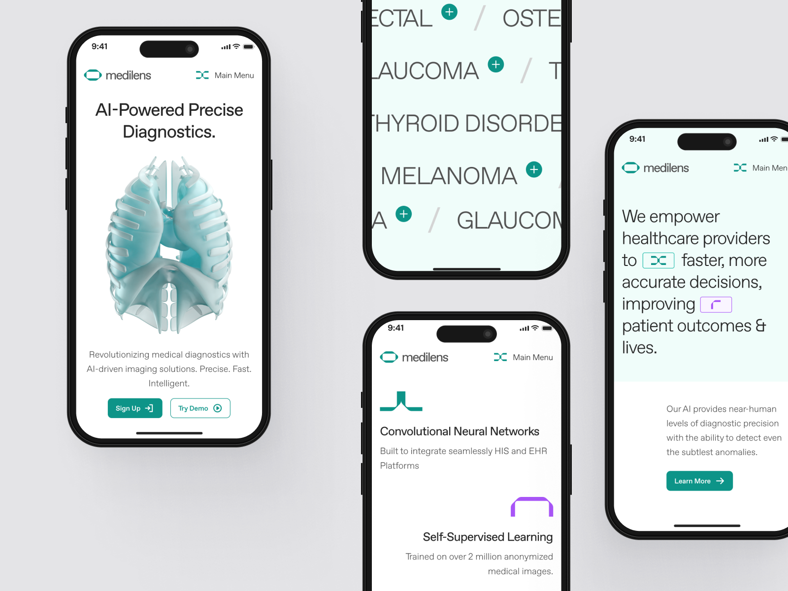 medilens: AI Medical Diagnostics & Imaging - Mobile Overview UI by ...