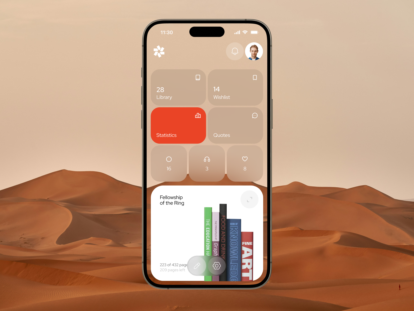 Book Tracker - Reading Mobile App by Jack L. for RonDesignLab ⭐️ on ...
