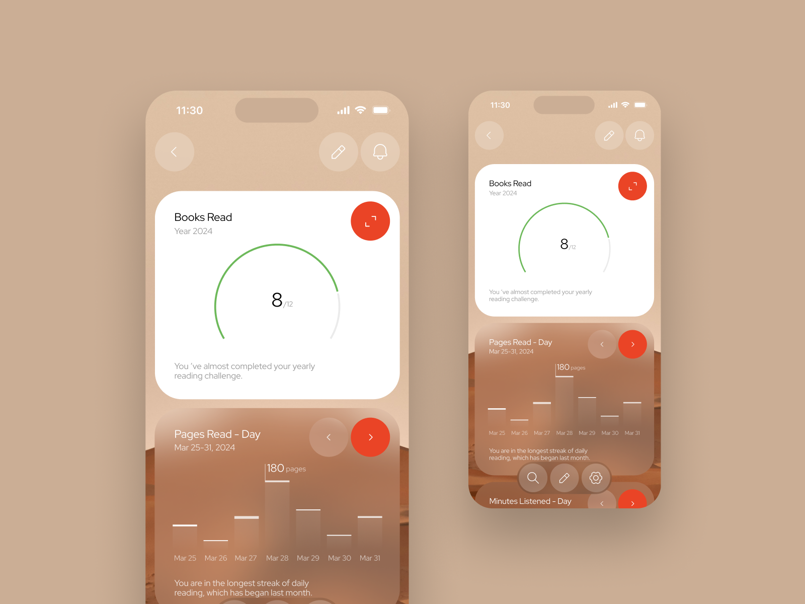 Book Tracker - Reading Mobile App by Jack L. for RonDesignLab ⭐️ on ...