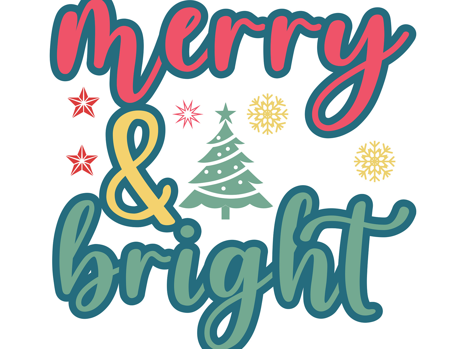 merry & bright by Sonaton Ray on Dribbble