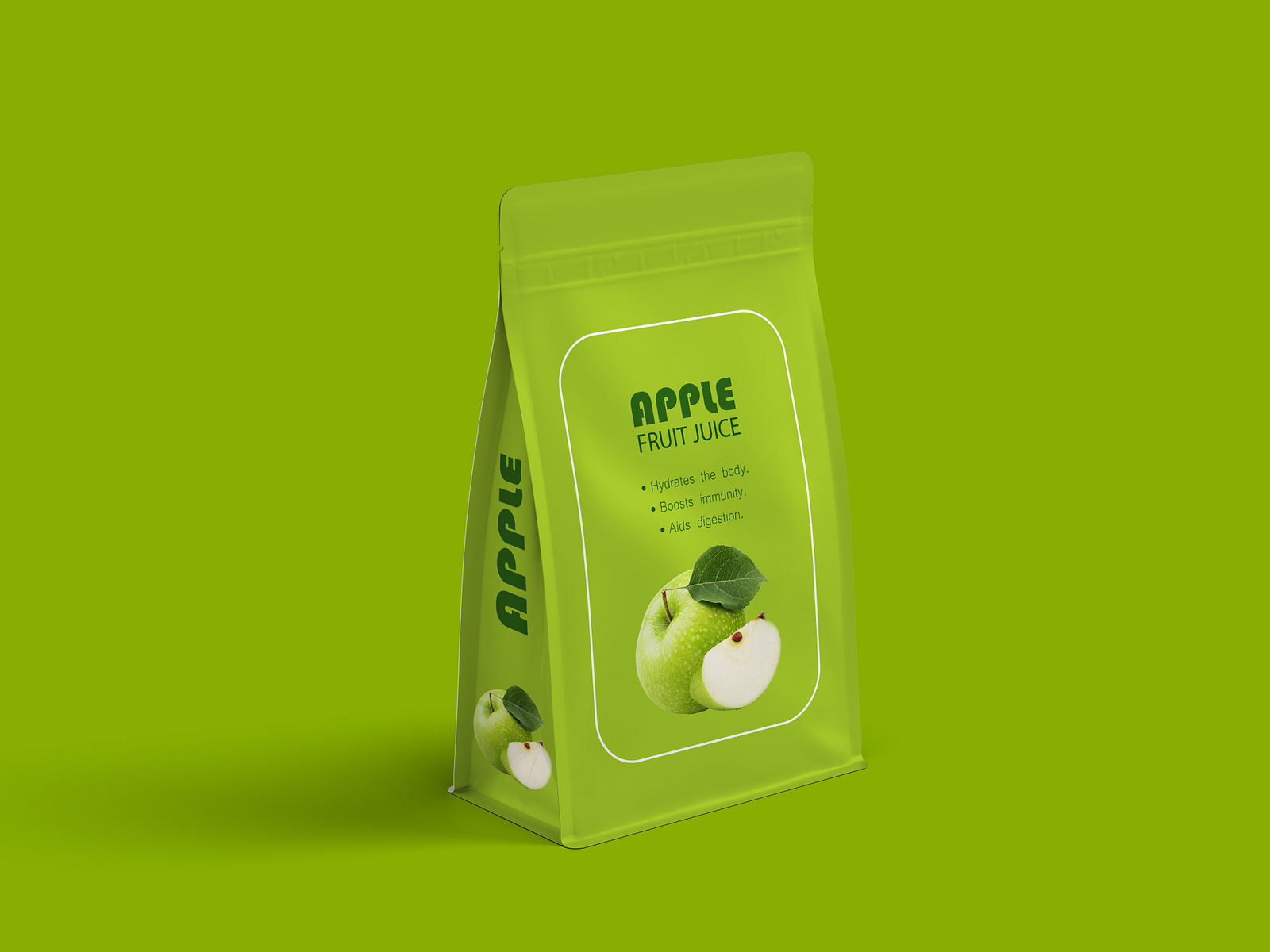 apple juice packaging design by Priyan Chowdhury on Dribbble