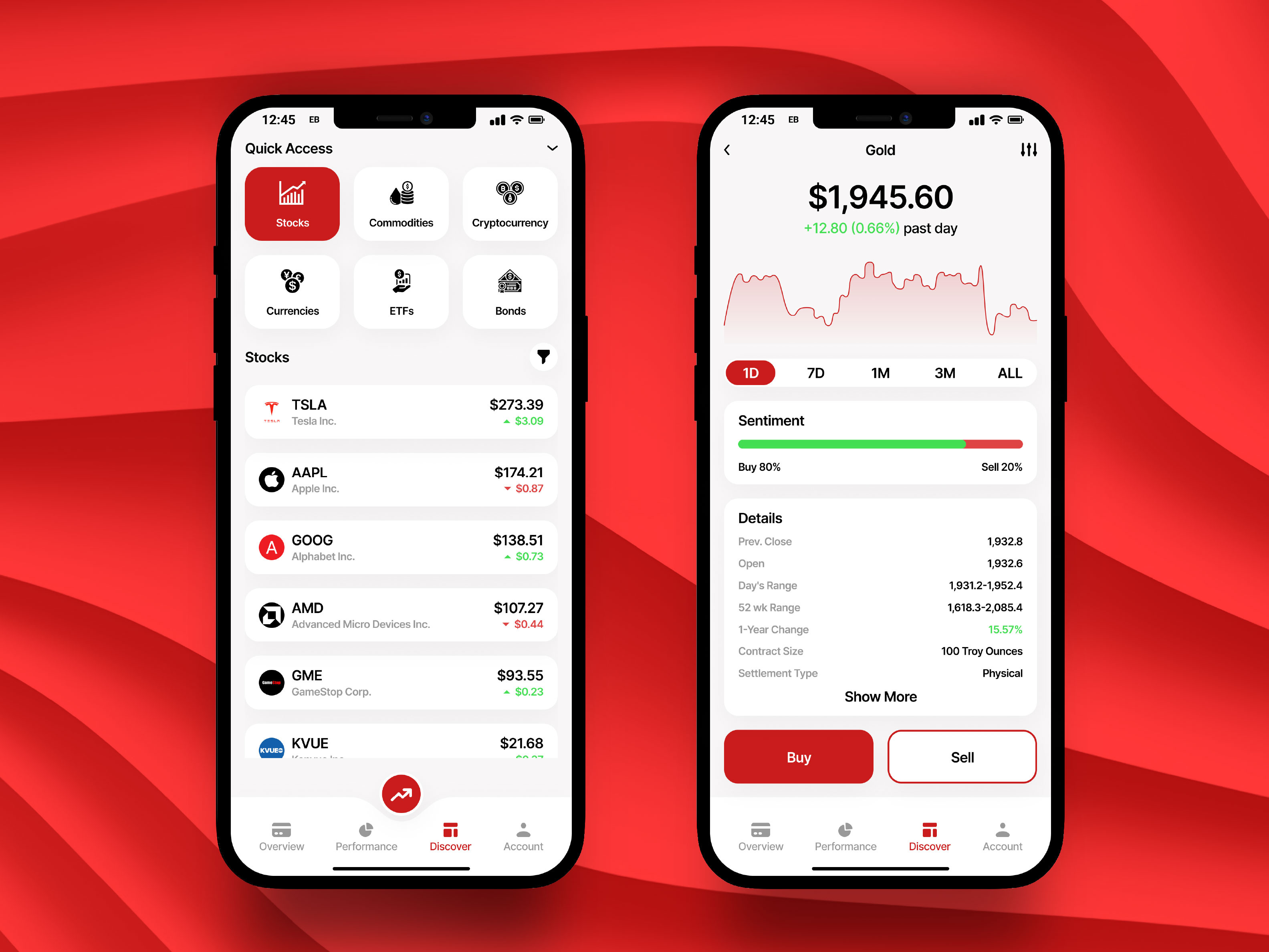 Investing Mobile App Design Concept For Portfolio Management by Extej ...
