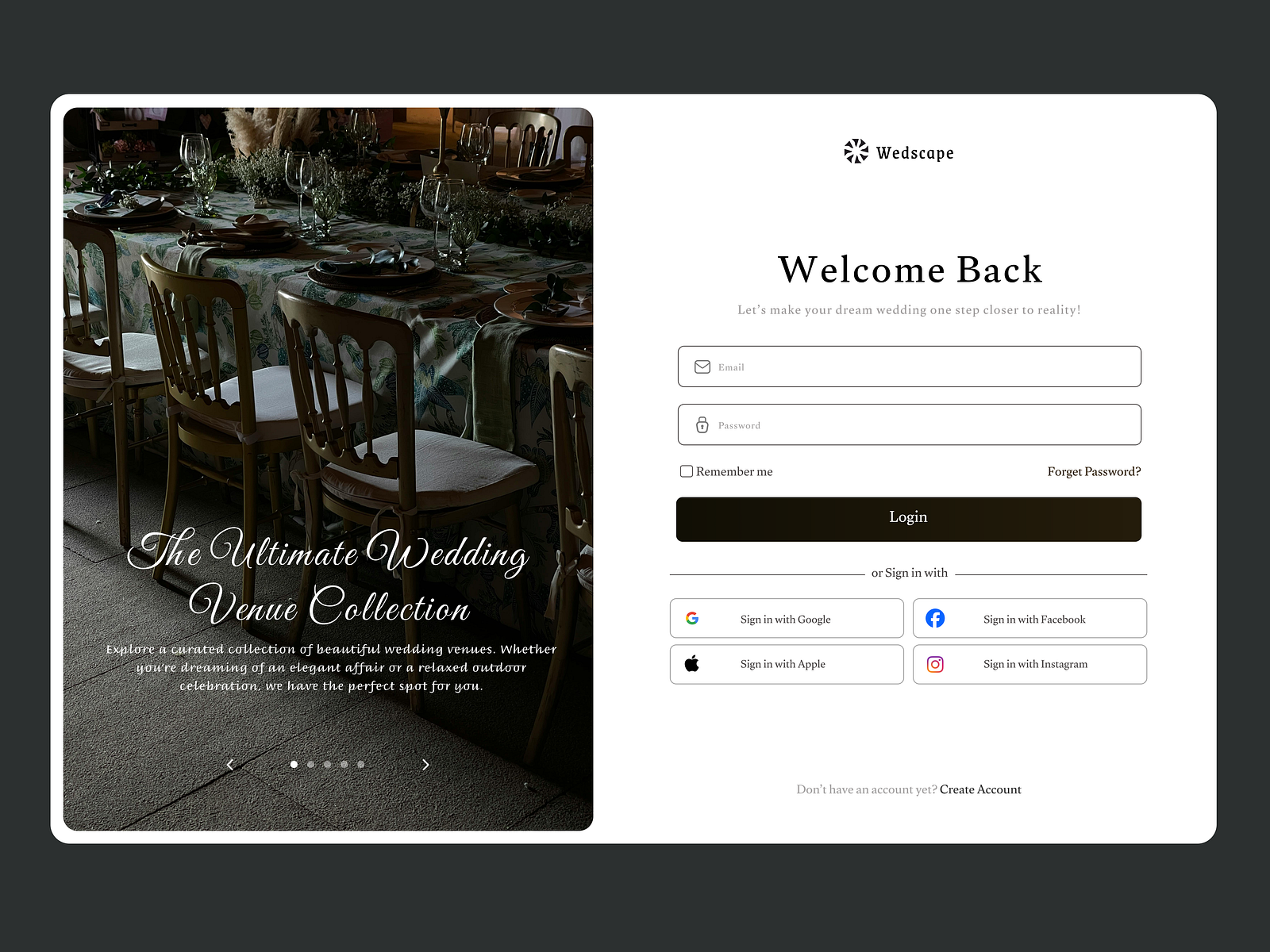 Web Login Screen #2 by Alfonso Oredina on Dribbble