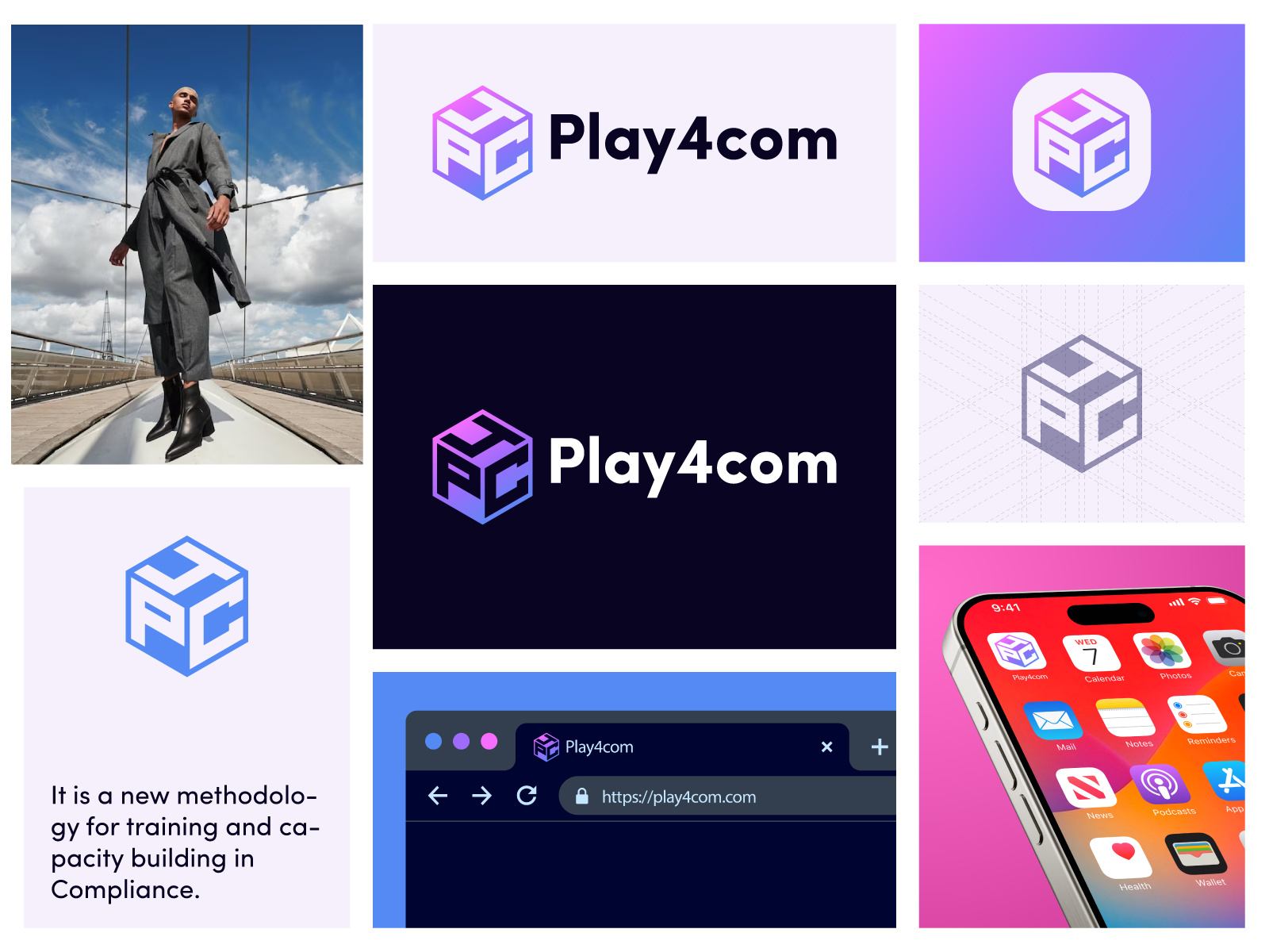 P4C logo, logo design by Graphtheory on Dribbble