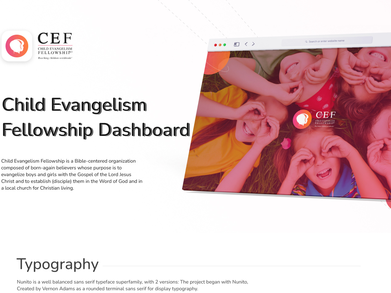 Child Evangelism Fellowship (CEF) Dashboard Design by Arun Kumar on ...