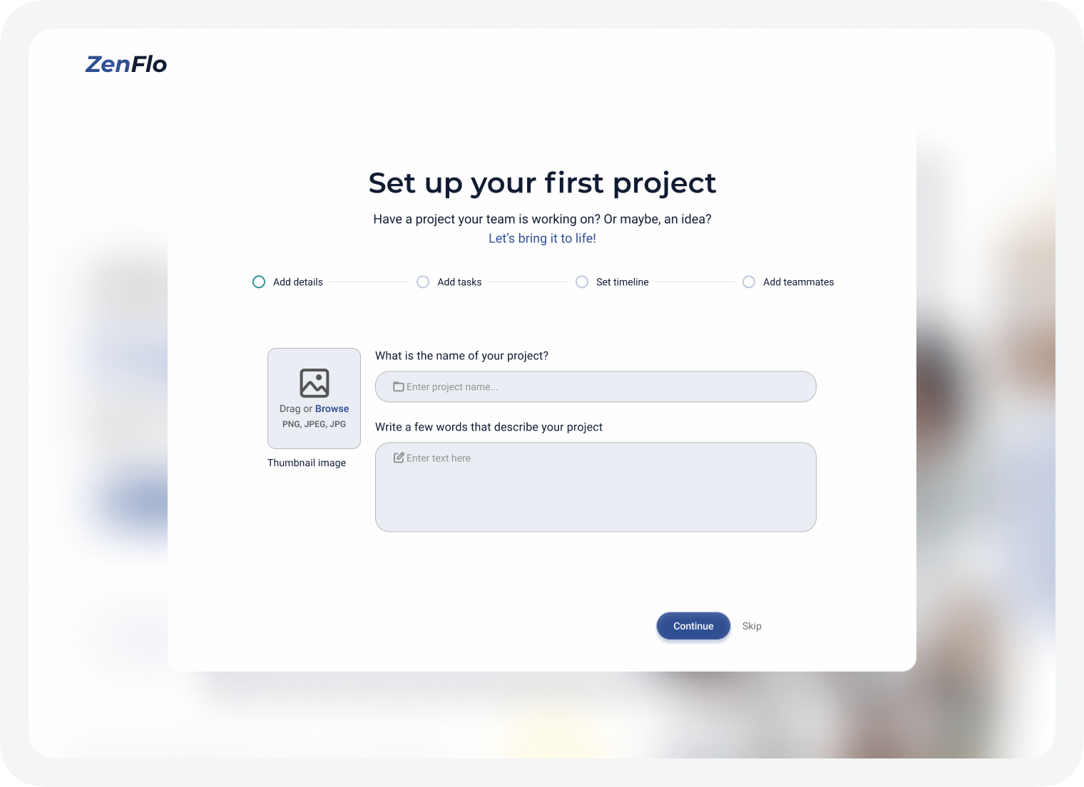 ZenFlo: Project Management Dashboard by Evergreen Odeh on Dribbble