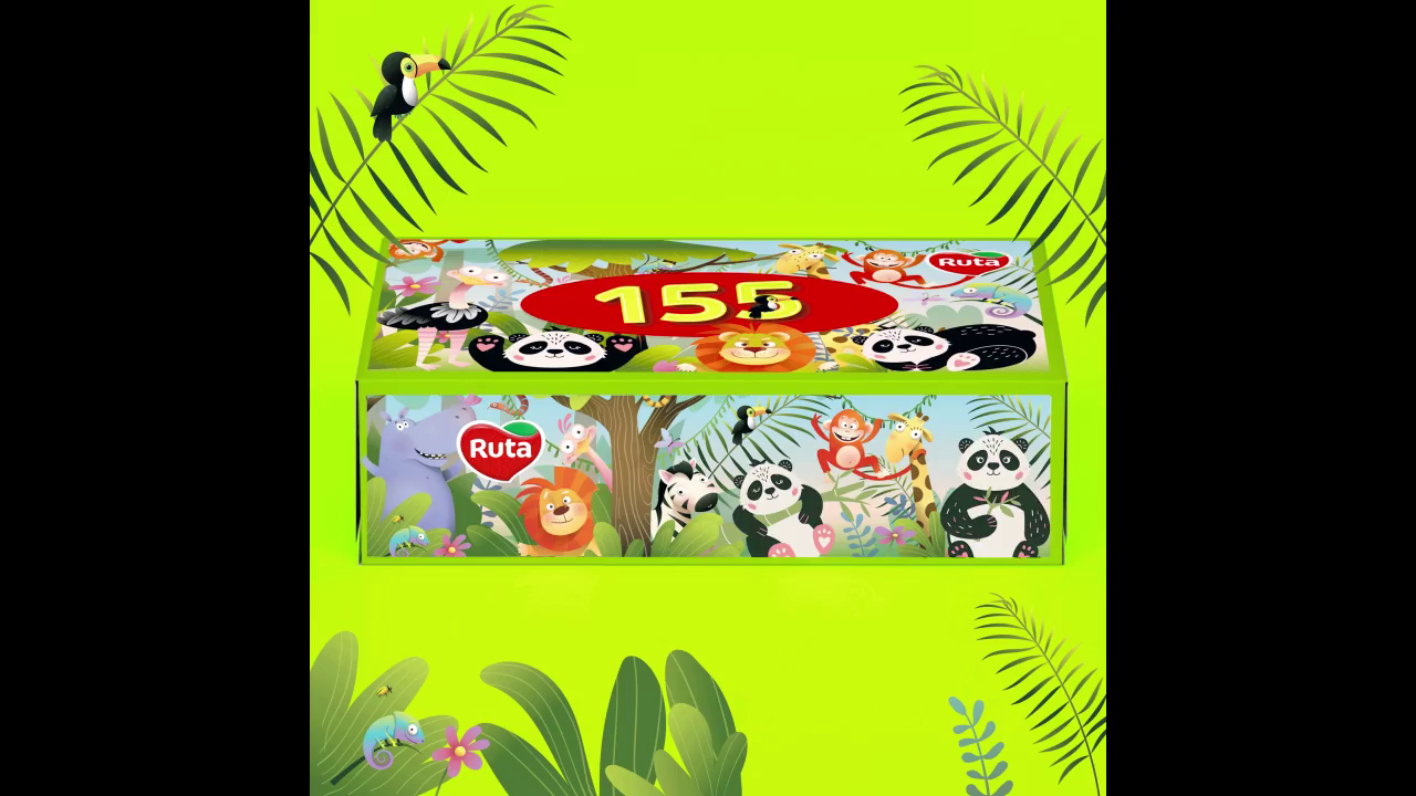 Animated packaging for facial tissue by Volodymyr on Dribbble