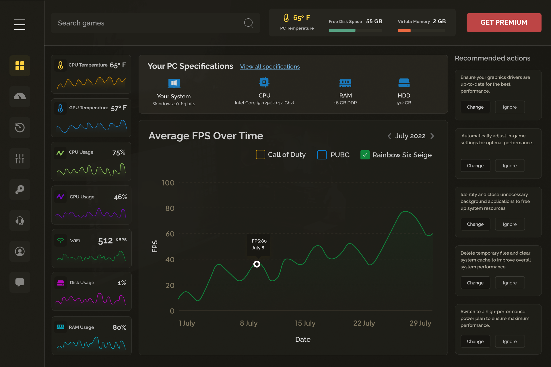 OptiPlay Desktop Software UI/UX Design by Aamir Mustafa on Dribbble