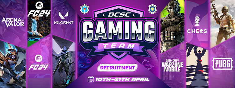 Gaming Banner by Sajid Rahman on Dribbble