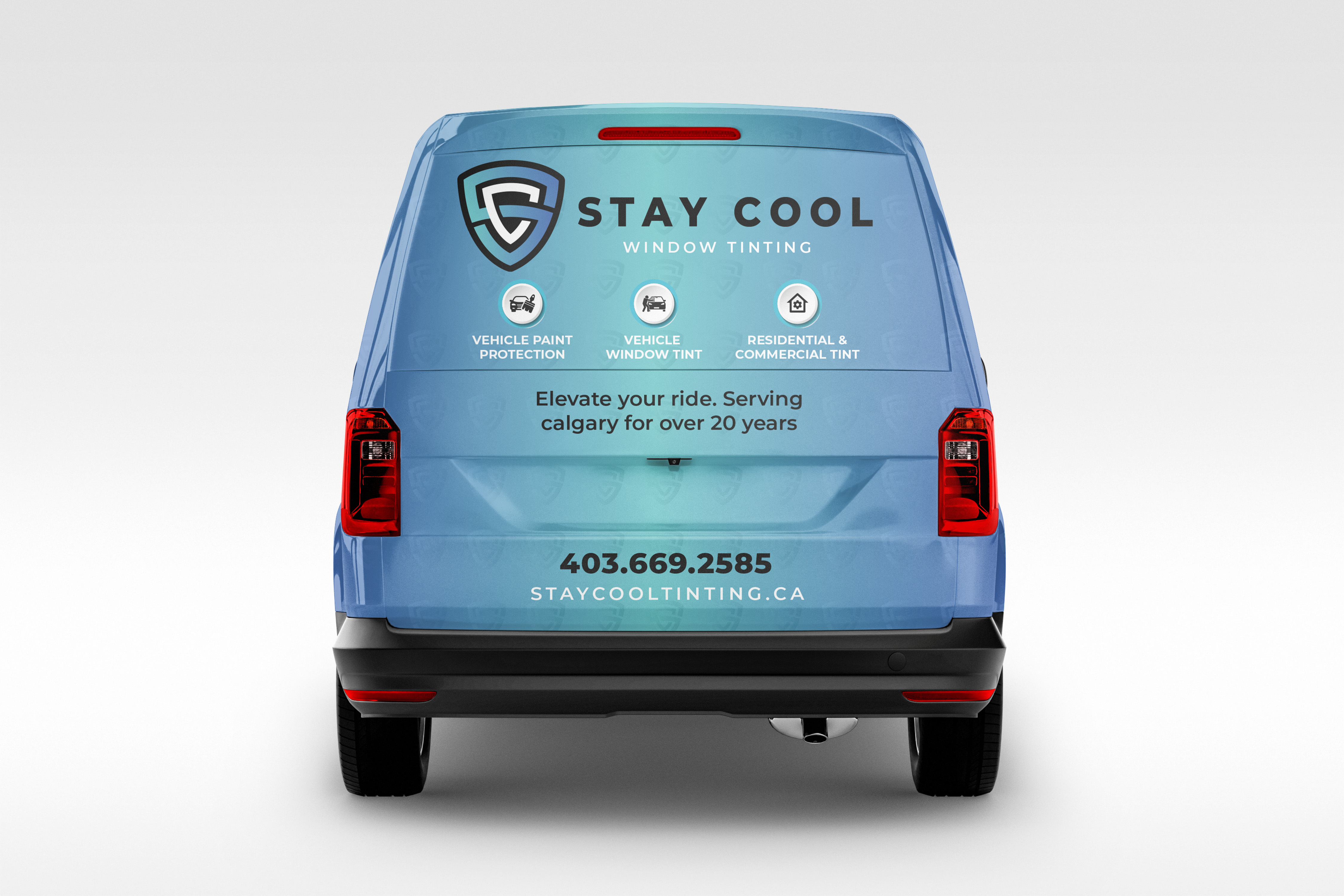 Stay Cool Window Tinting Van Wrap Design | Vehicle Wrap by Masud Parvej ...