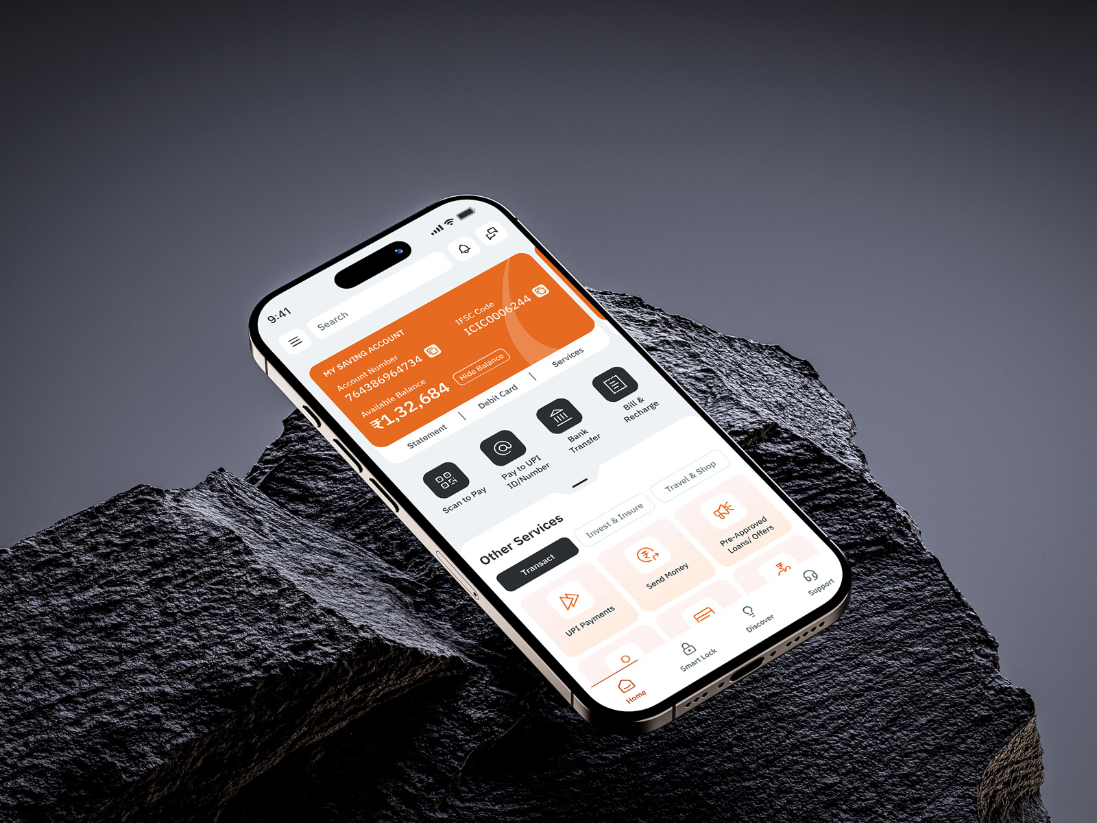 ICICI iMobile Pay App - Home Redesign by Yudiz Solutions Ltd on Dribbble