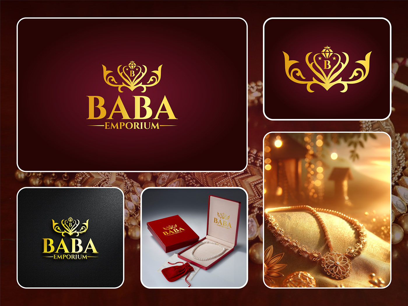 Baba Emporium Logo Design by Majid Shaikh on Dribbble