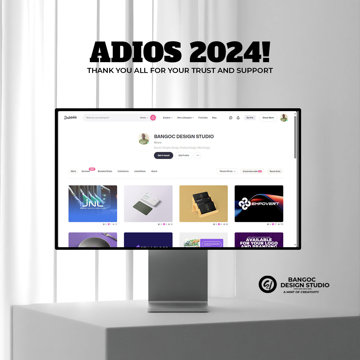 ADIOS 2024 by BANGOC DESIGN STUDIO on Dribbble