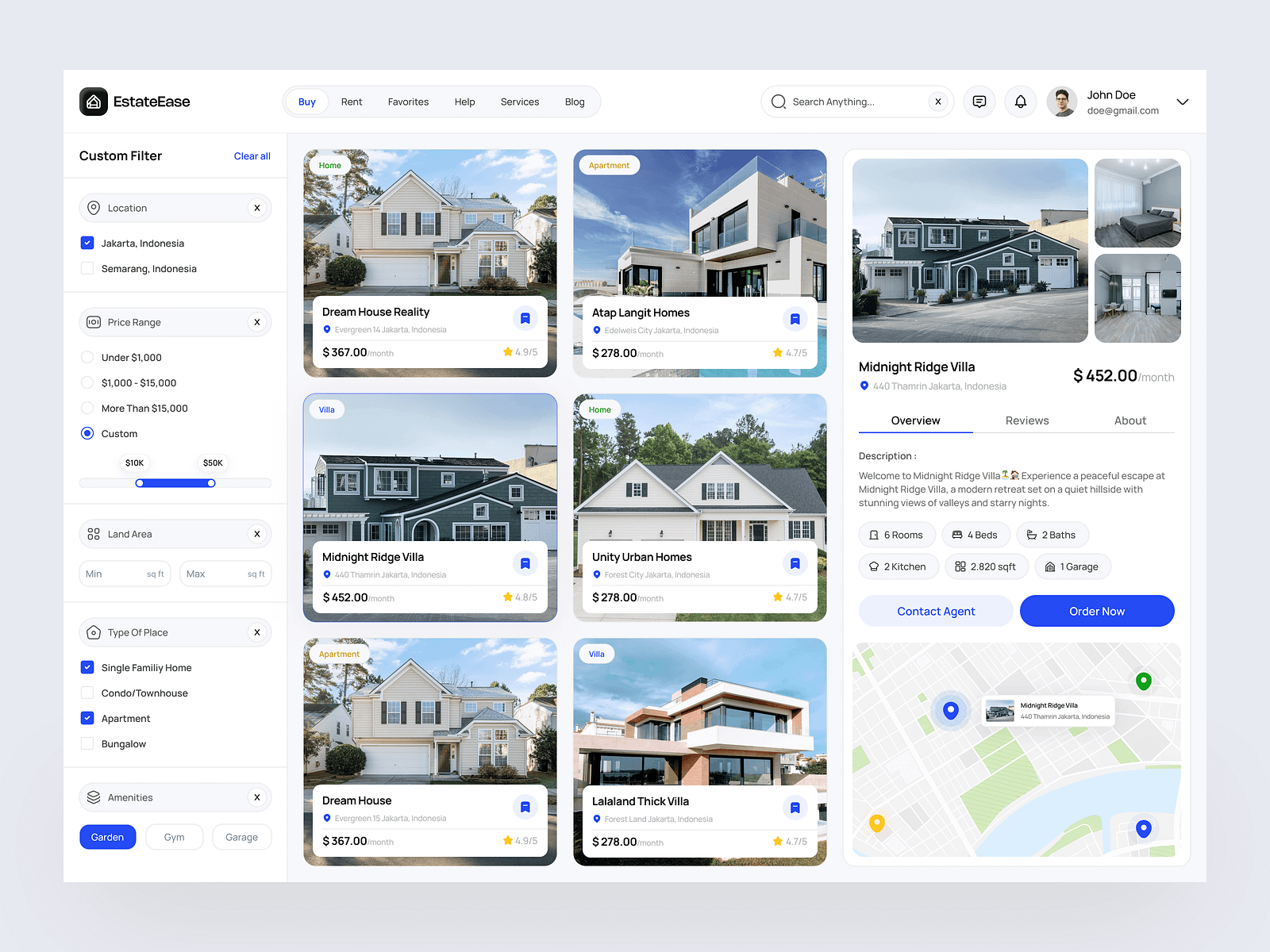 Innovative Real Estate Marketplace Design by Ahmad Faizien for OnPoint ...
