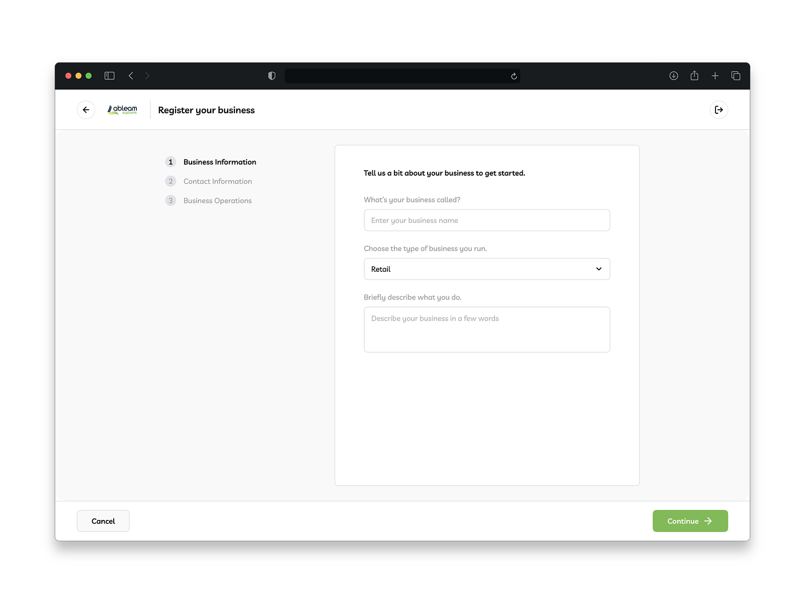 Step by step form - Register business by Nakitto Catherine on Dribbble