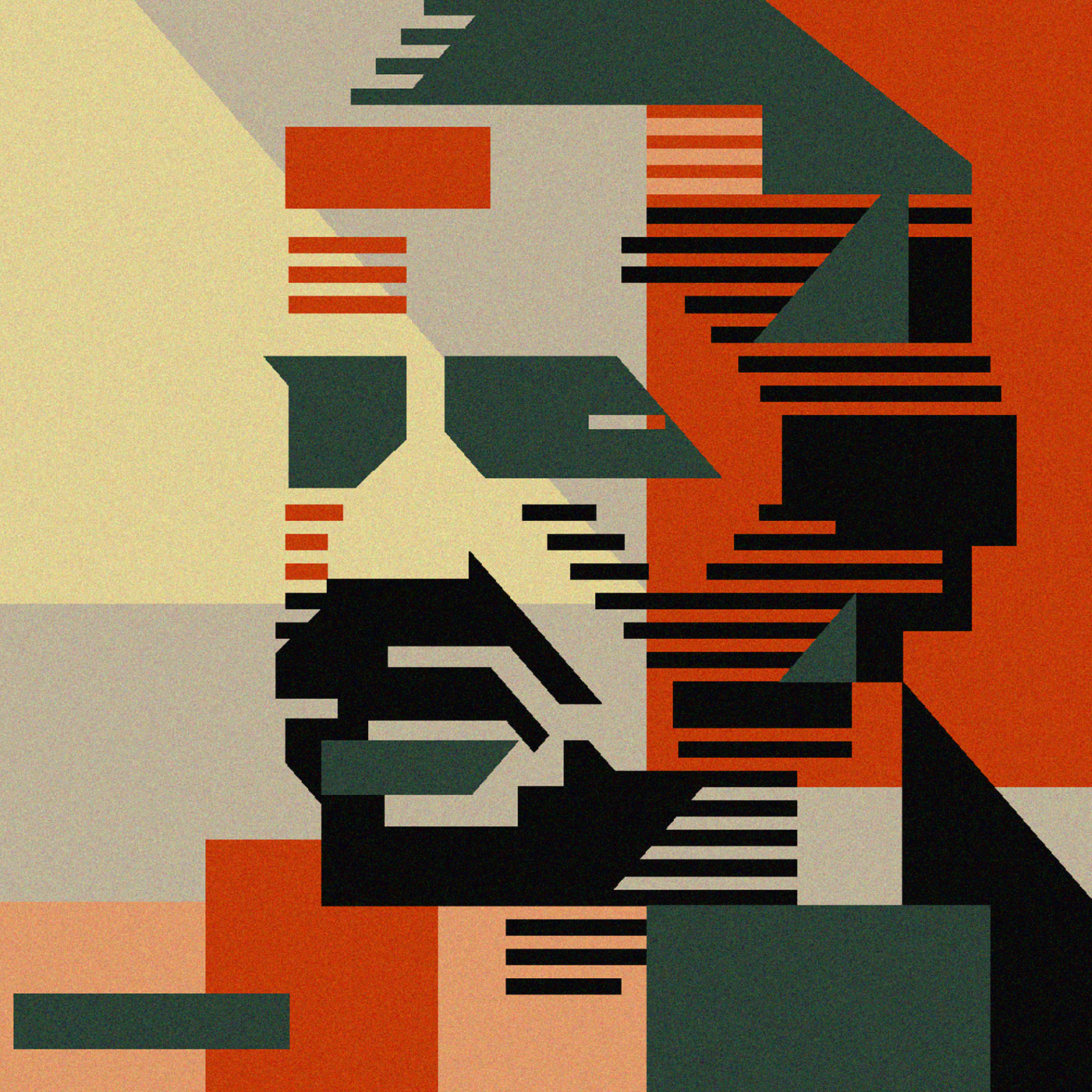 Geometric portraits #5 by Nam Vu on Dribbble