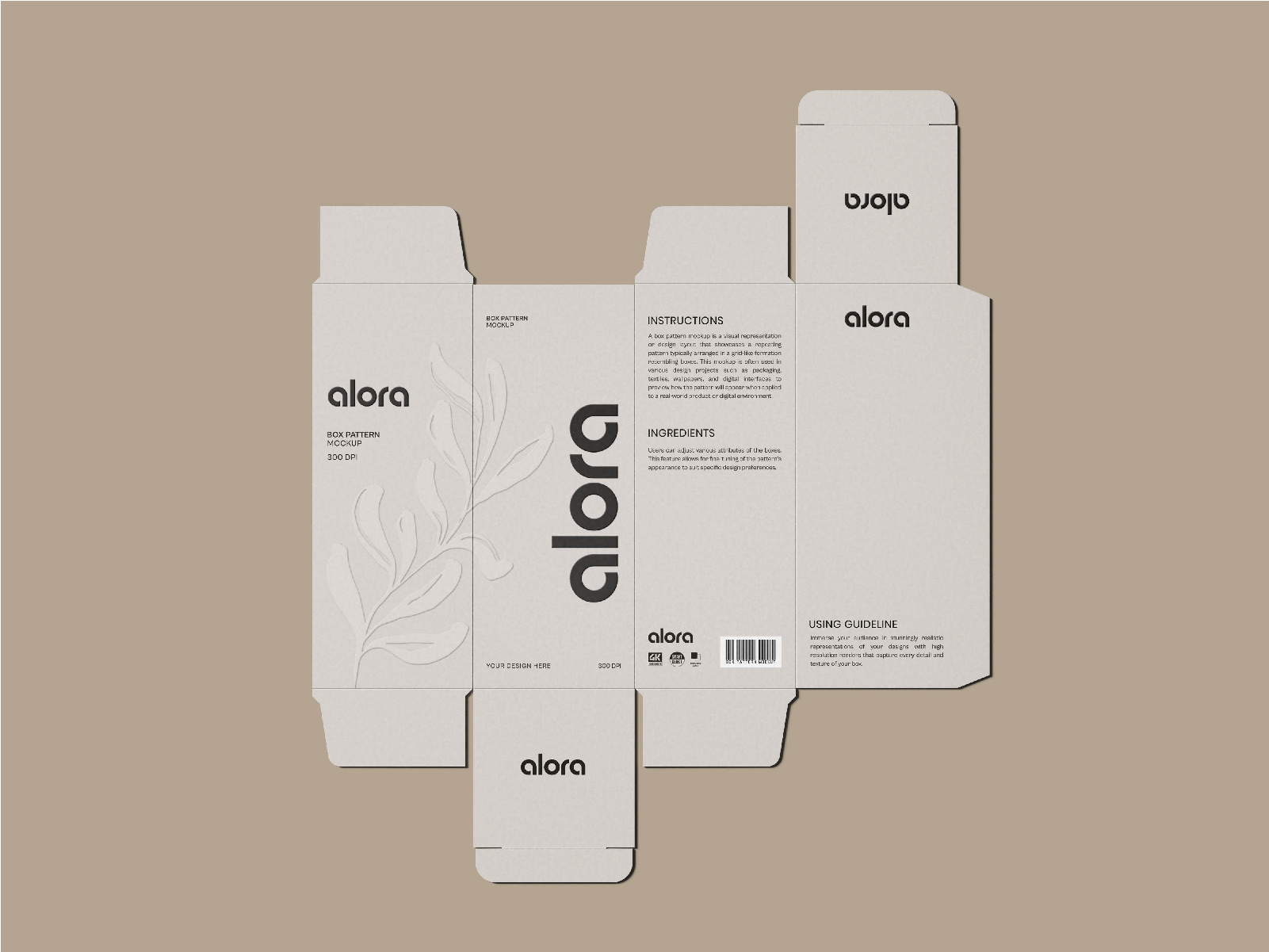 Alora Visual Branding, Packaging Design by Shahid Imtiaz on Dribbble